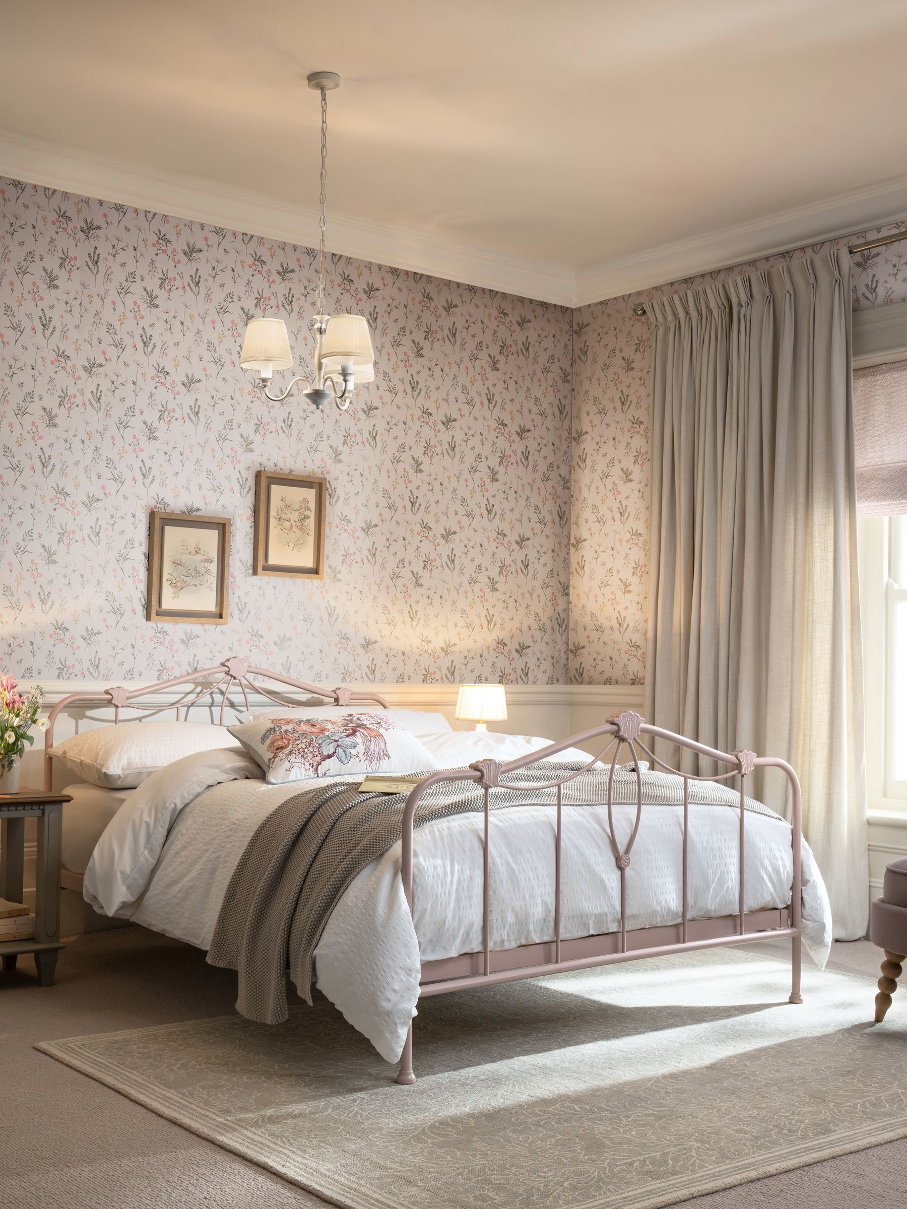 Buy Laura Ashley Blush Dolwen Bed from the Next UK online shop