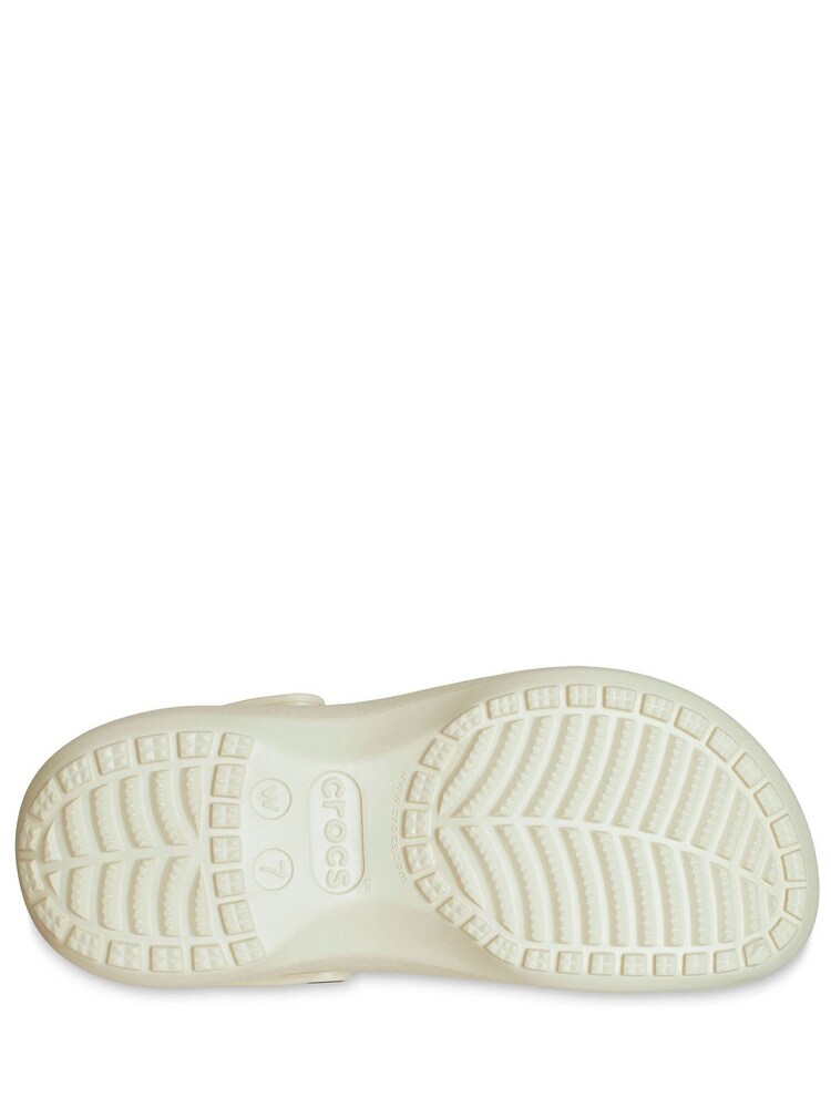 Buy Crocs Light Cream Classic Platform Clogs from Next Ireland