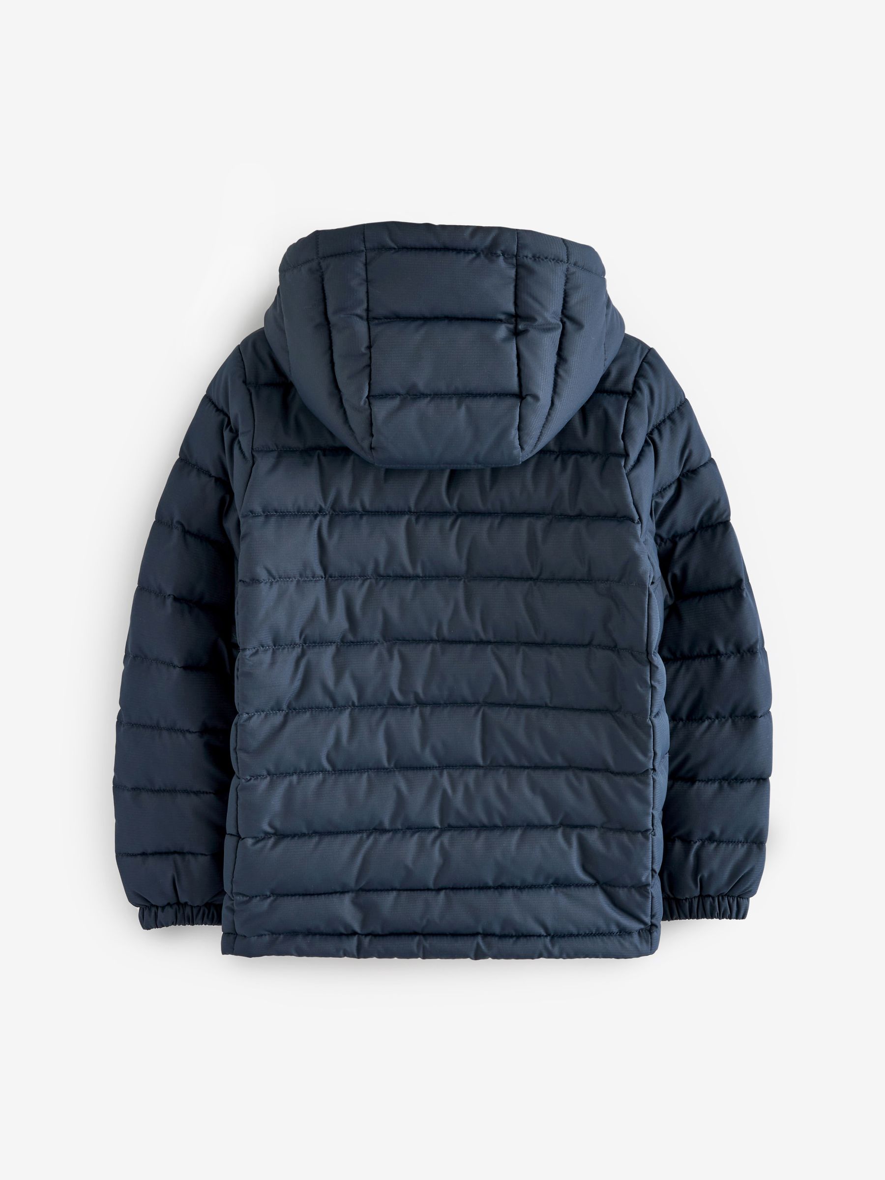 Buy Navy Blue Quilted Midweight Hooded Jacket (3-16yrs) from the Next ...