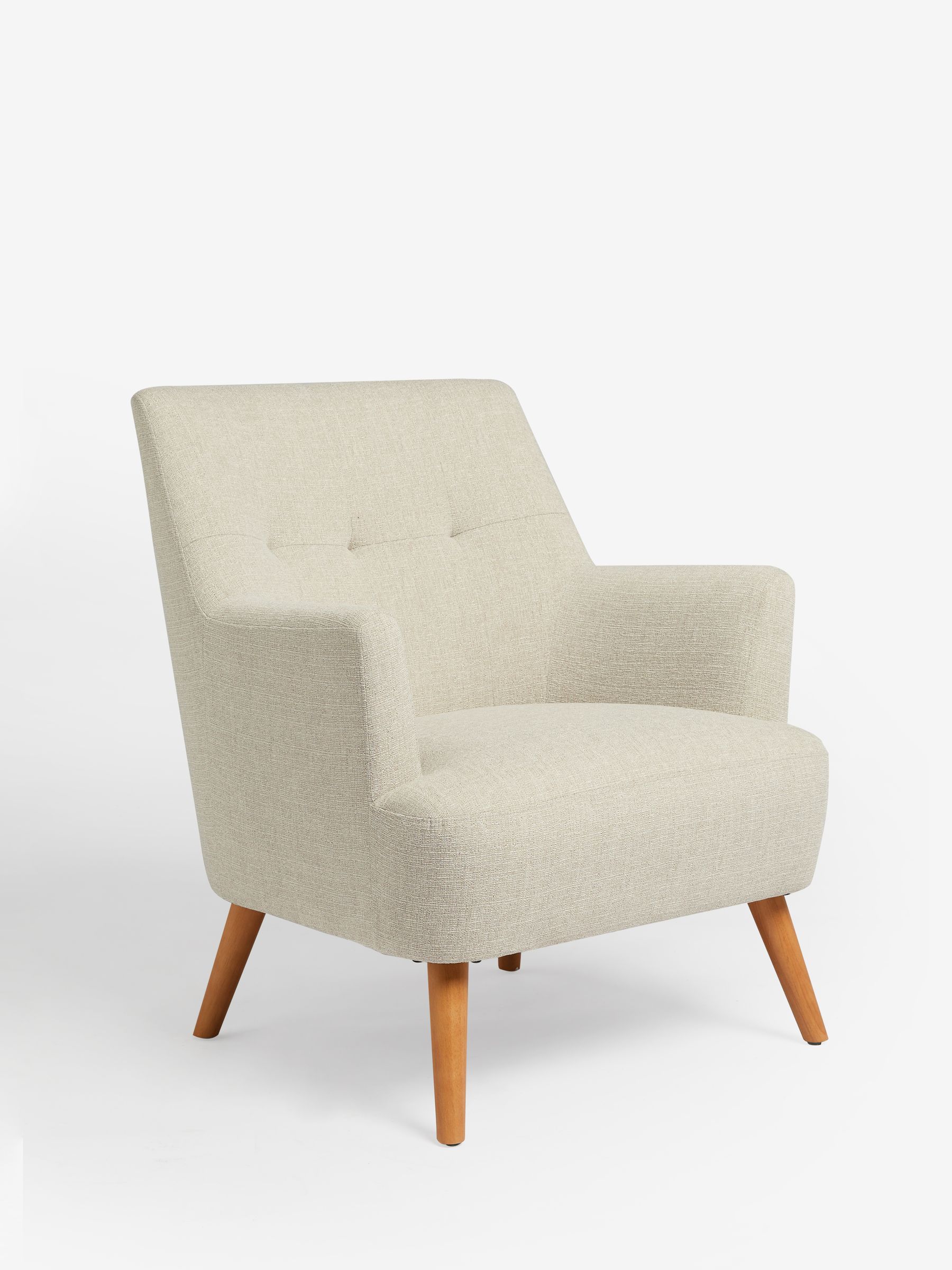 Buy Tweedy Plain Light Natural Carter Accent Chair from the Next UK ...