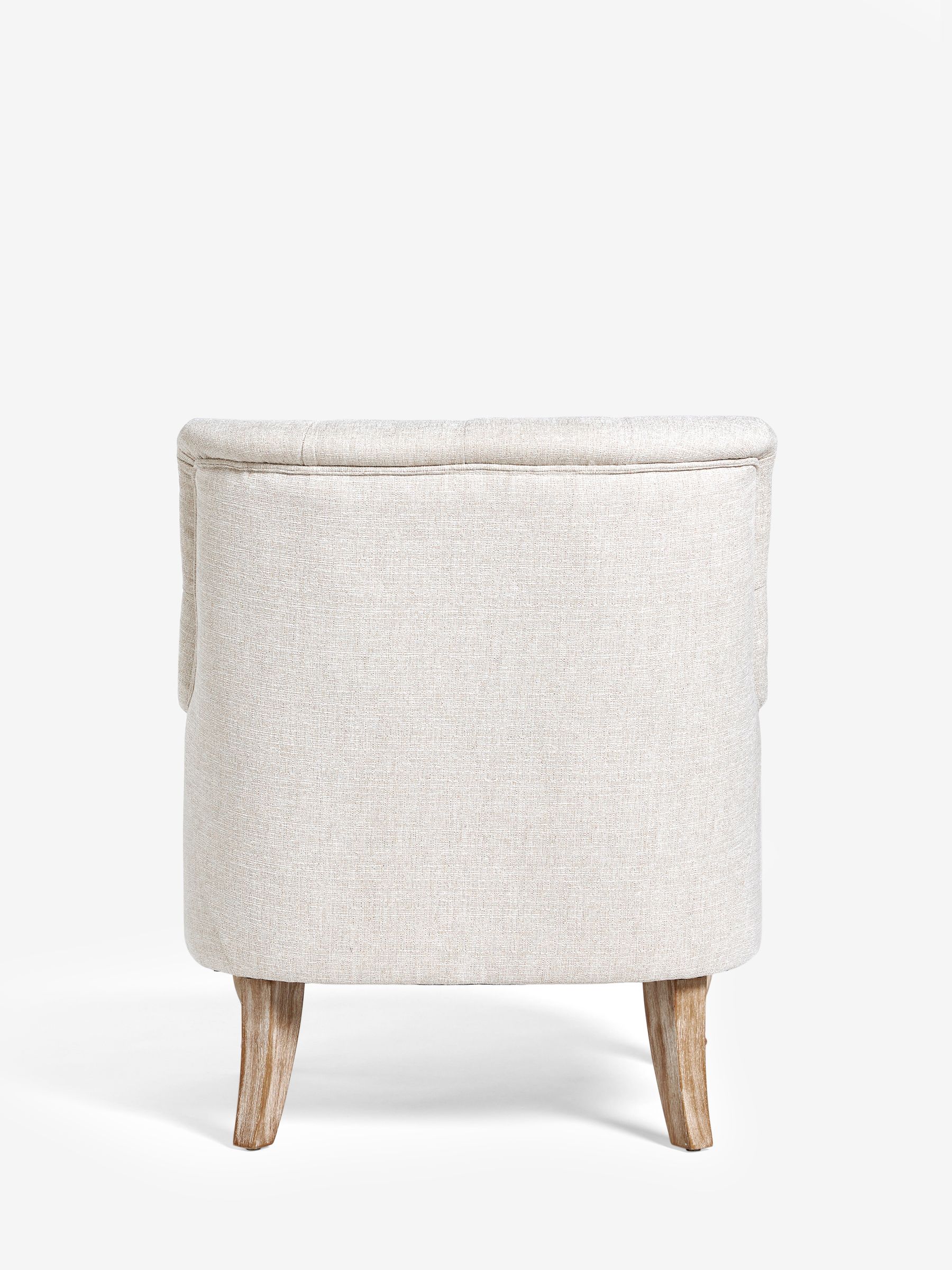 Buy Tweedy Plain Light Natural Wolton High Back Accent Chair from Next ...