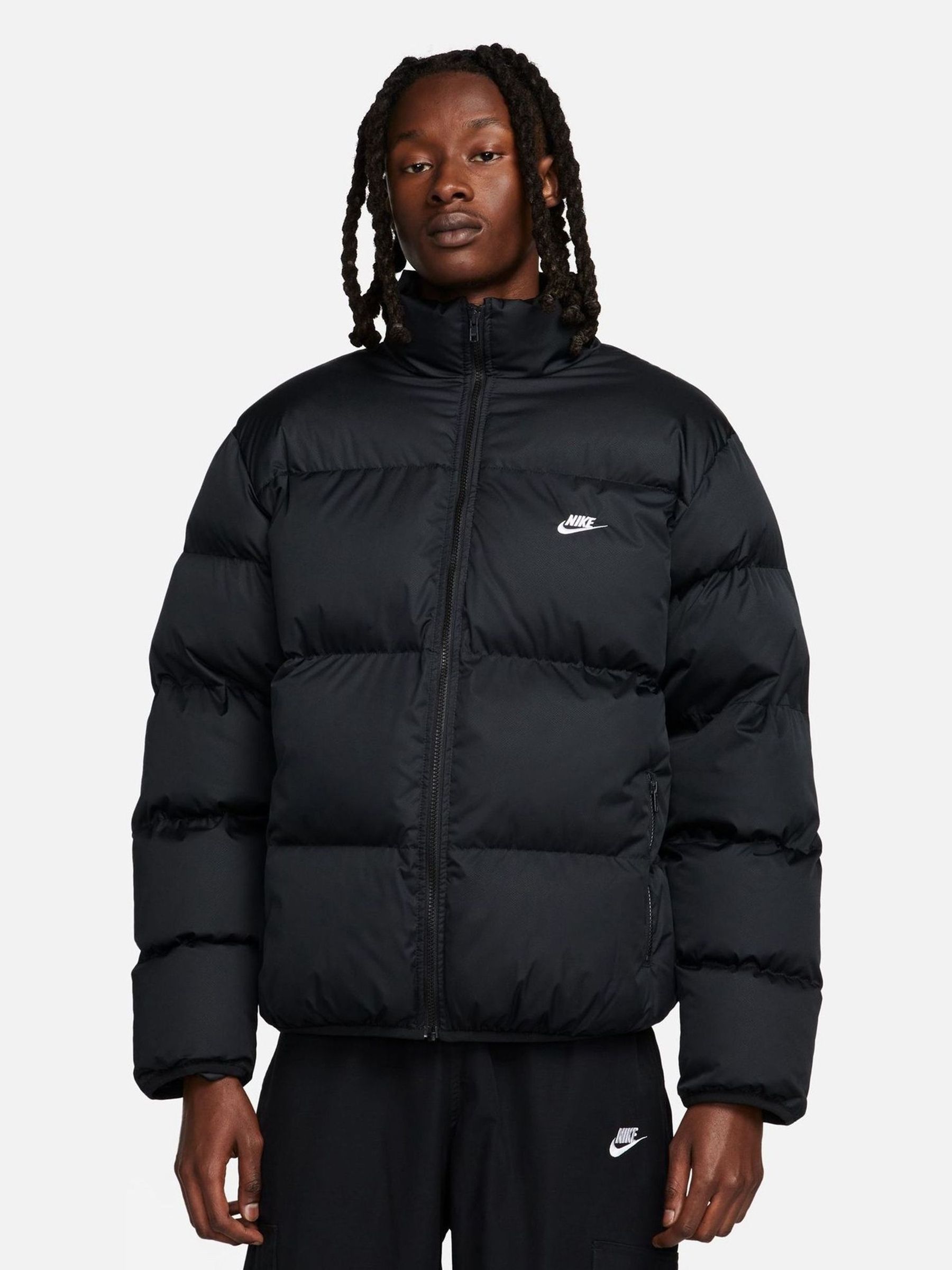 Buy Nike Black Padded Puffer Jacket from the Next UK online shop
