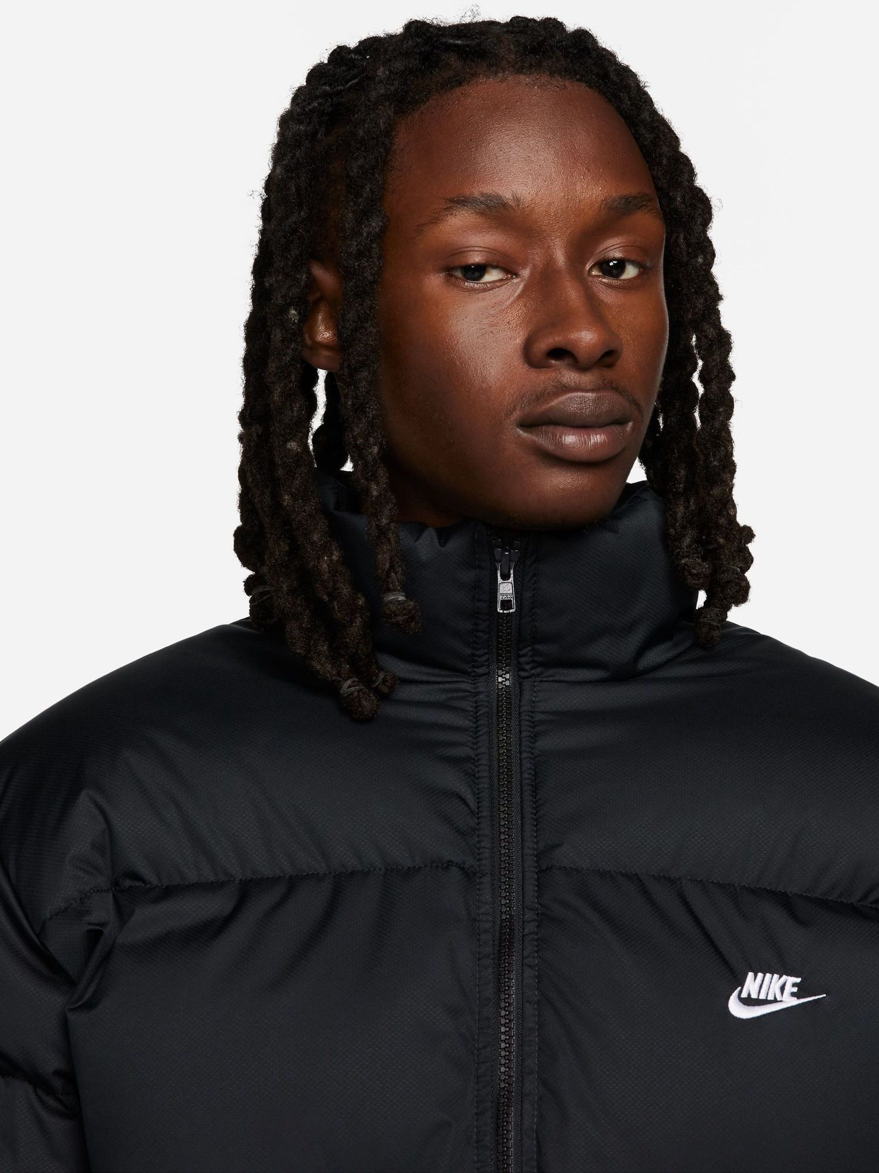 Buy Nike Black Padded Puffer Jacket from the Next UK online shop