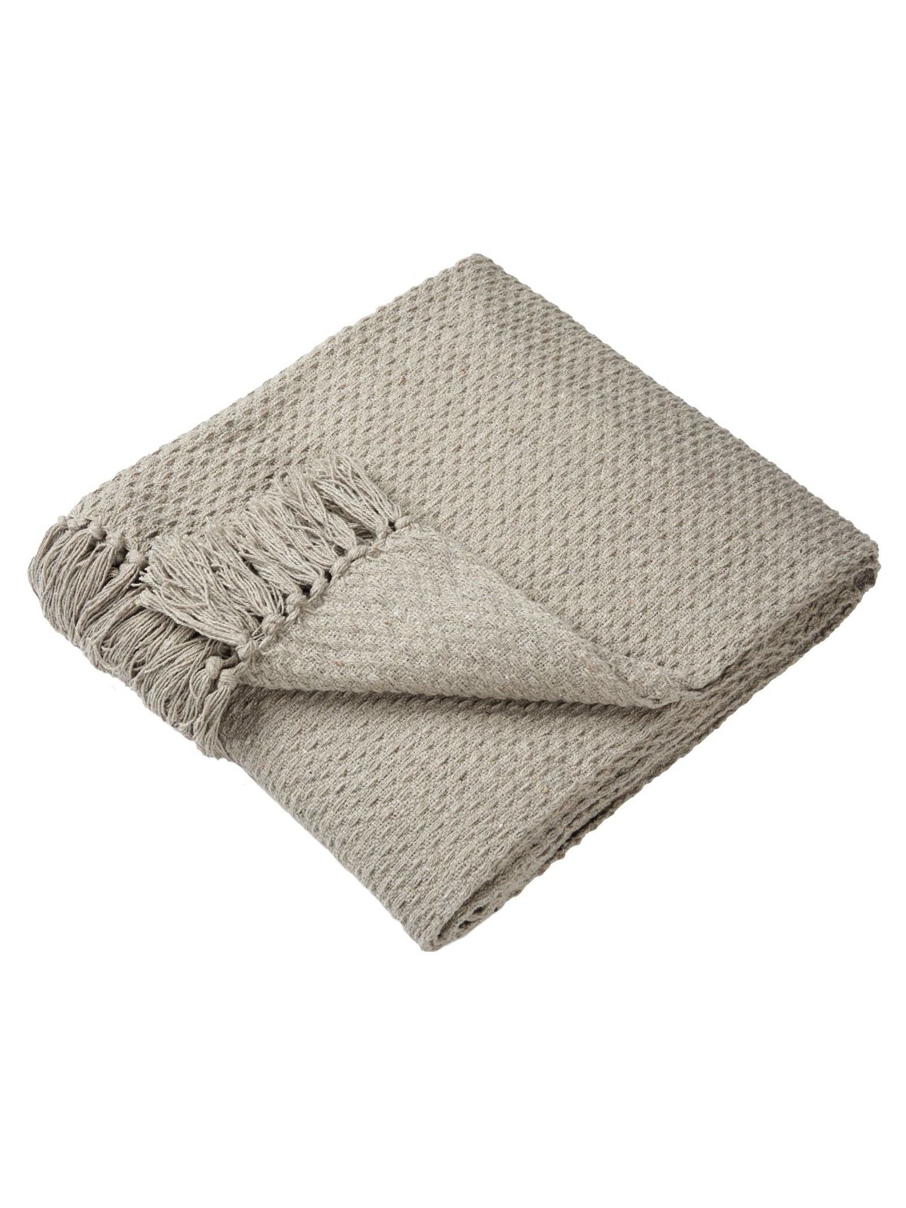 Buy Drift Home Natural Hayden Throw from the Next UK online shop