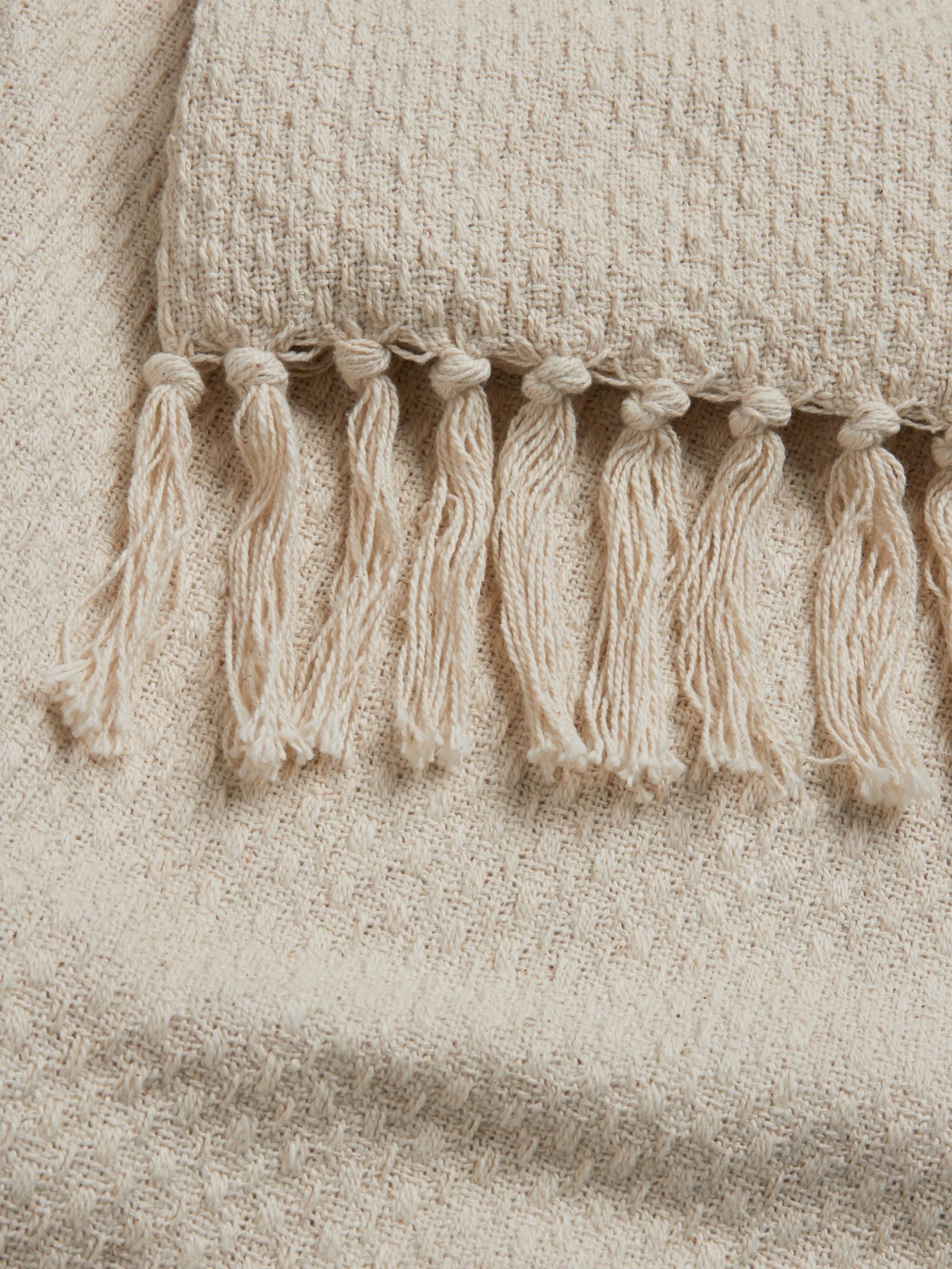 Buy Drift Home Cream Hayden Throw from the Next UK online shop