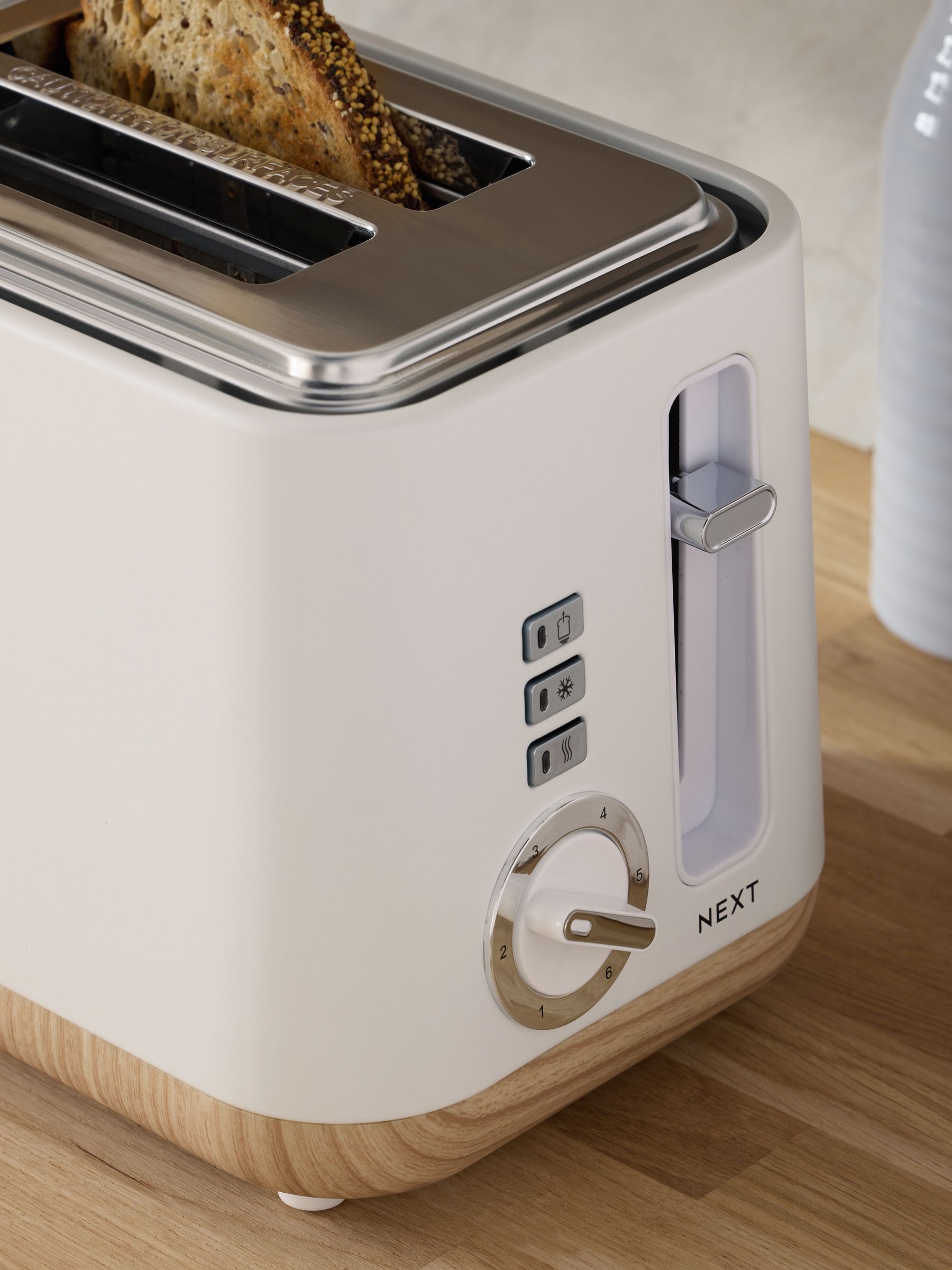 Buy White Bronx Wood Effect 2 Slice Toaster from the Next UK online shop