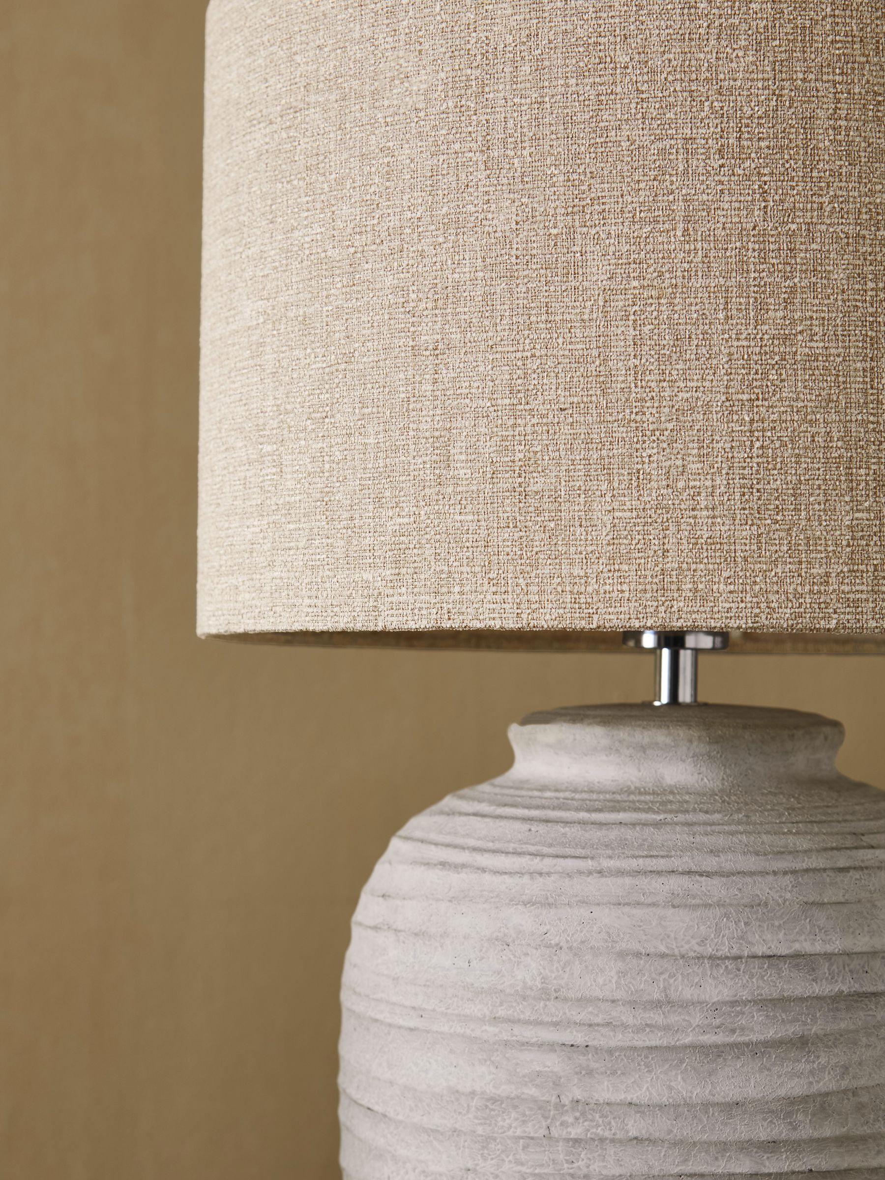 Buy Neutral Tweedy Plain Easy Fit Shade Ceiling Light from the Next UK ...