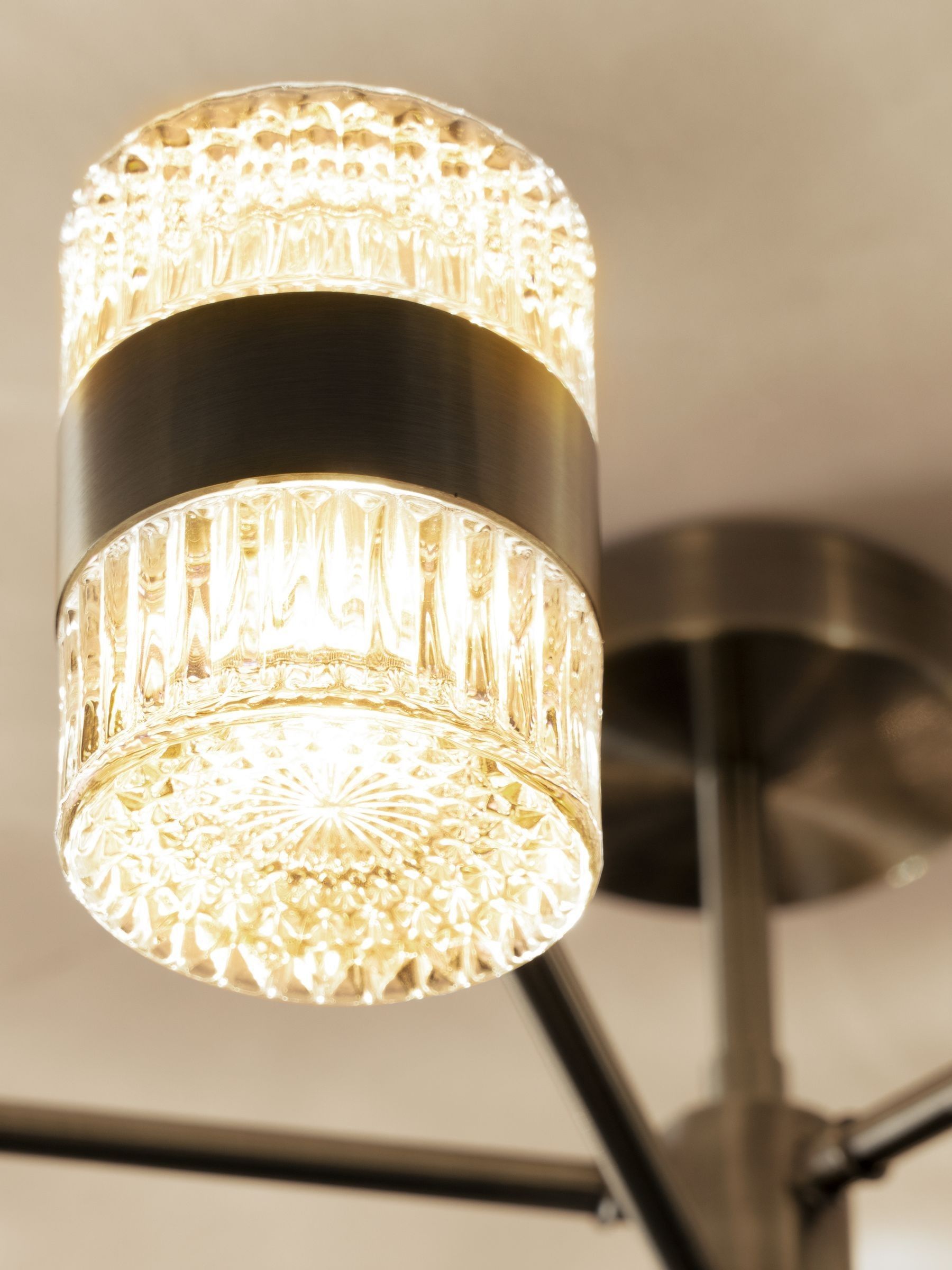 Buy Brass Lexington Glass Chandelier Light from the Next UK online shop