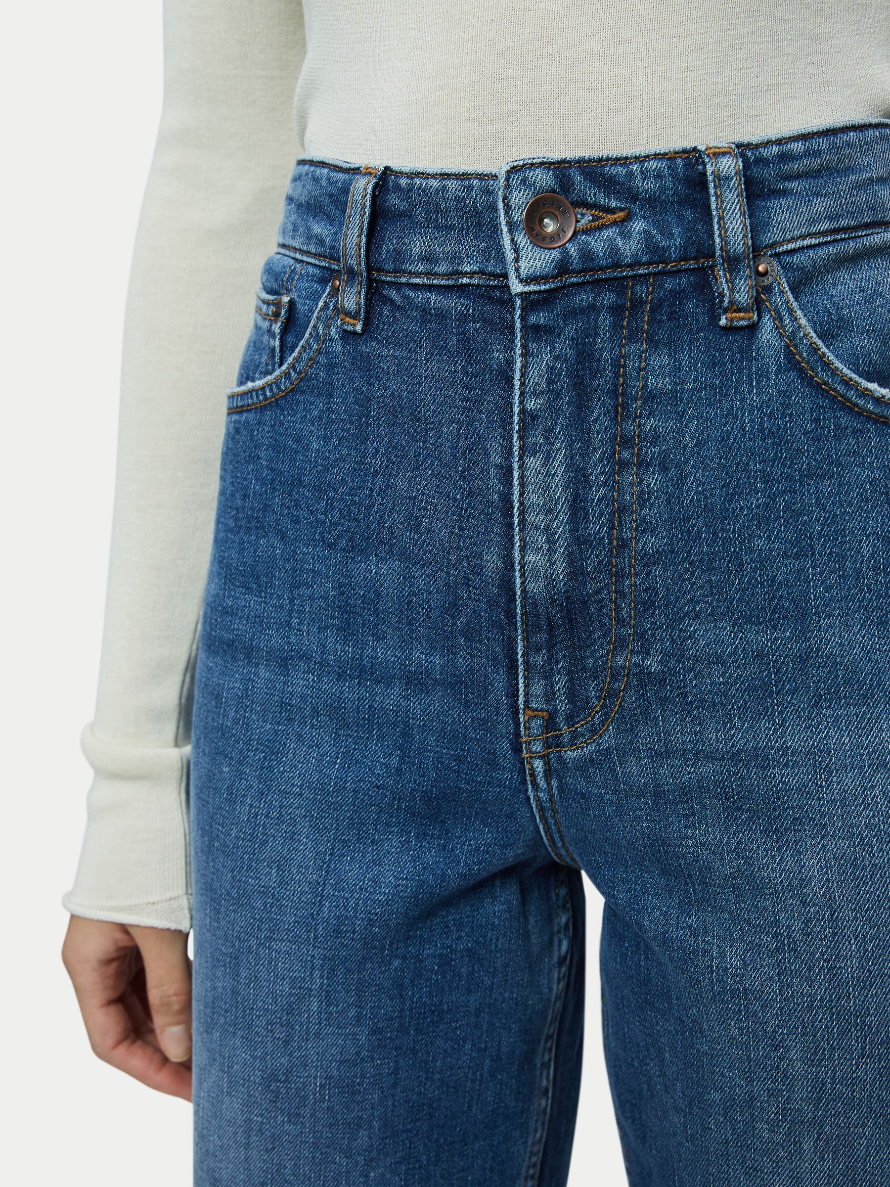 Buy Jigsaw Blue Balfour Long Wide Leg Jeans from the Next UK online shop