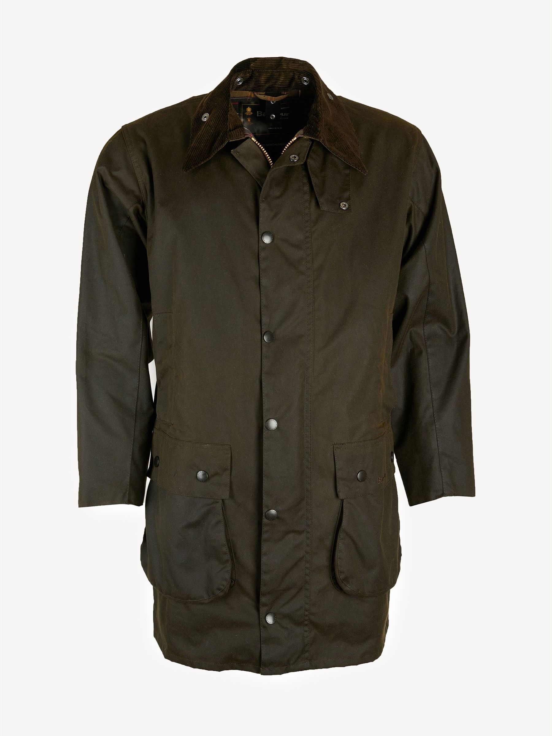 Buy Barbour® Green Classic Northumbria Wax 100% Cotton Jacket from the ...