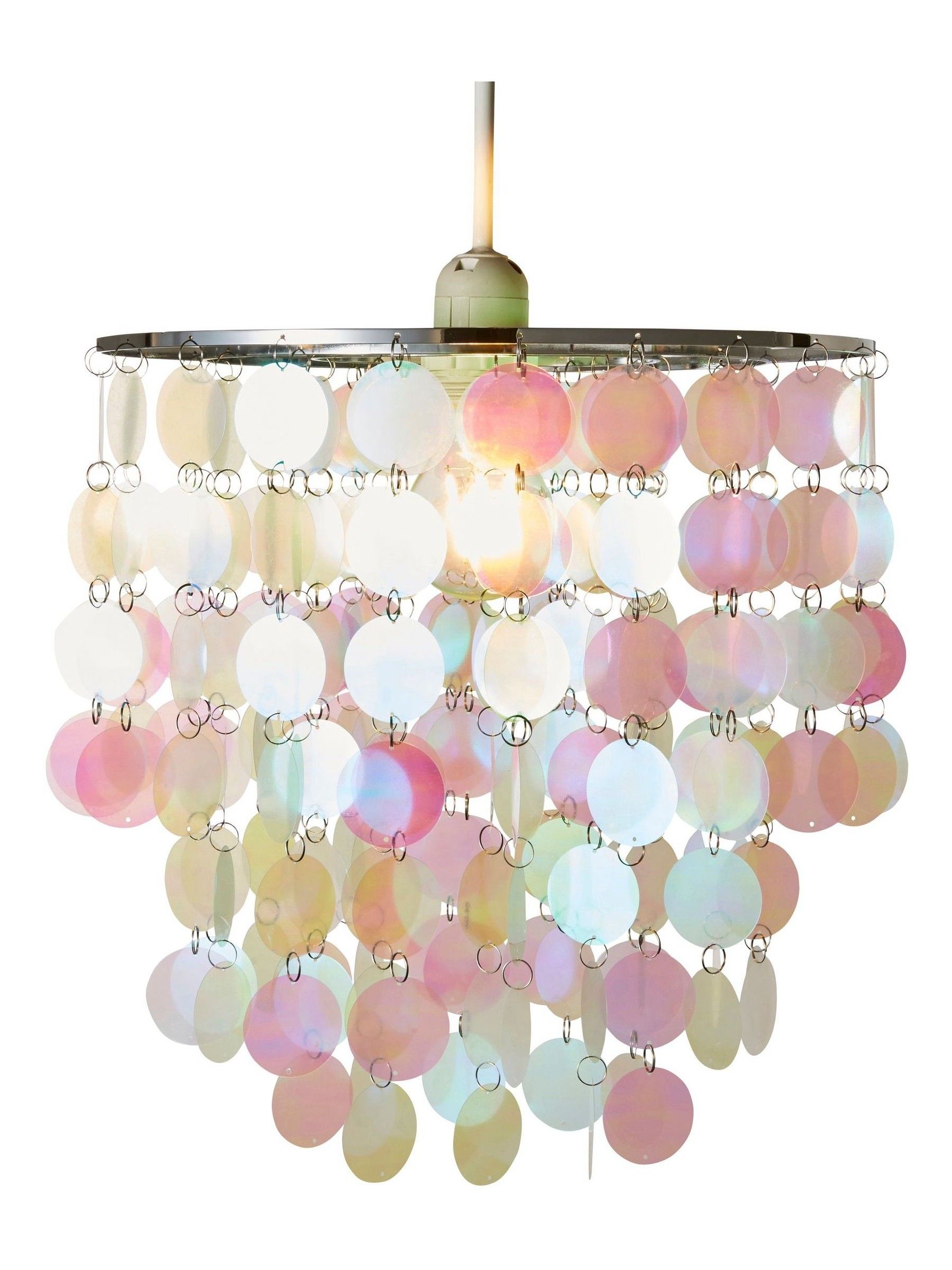 Buy Glow Silver Iridescent Easy Fit Light Shade from the Next UK online ...