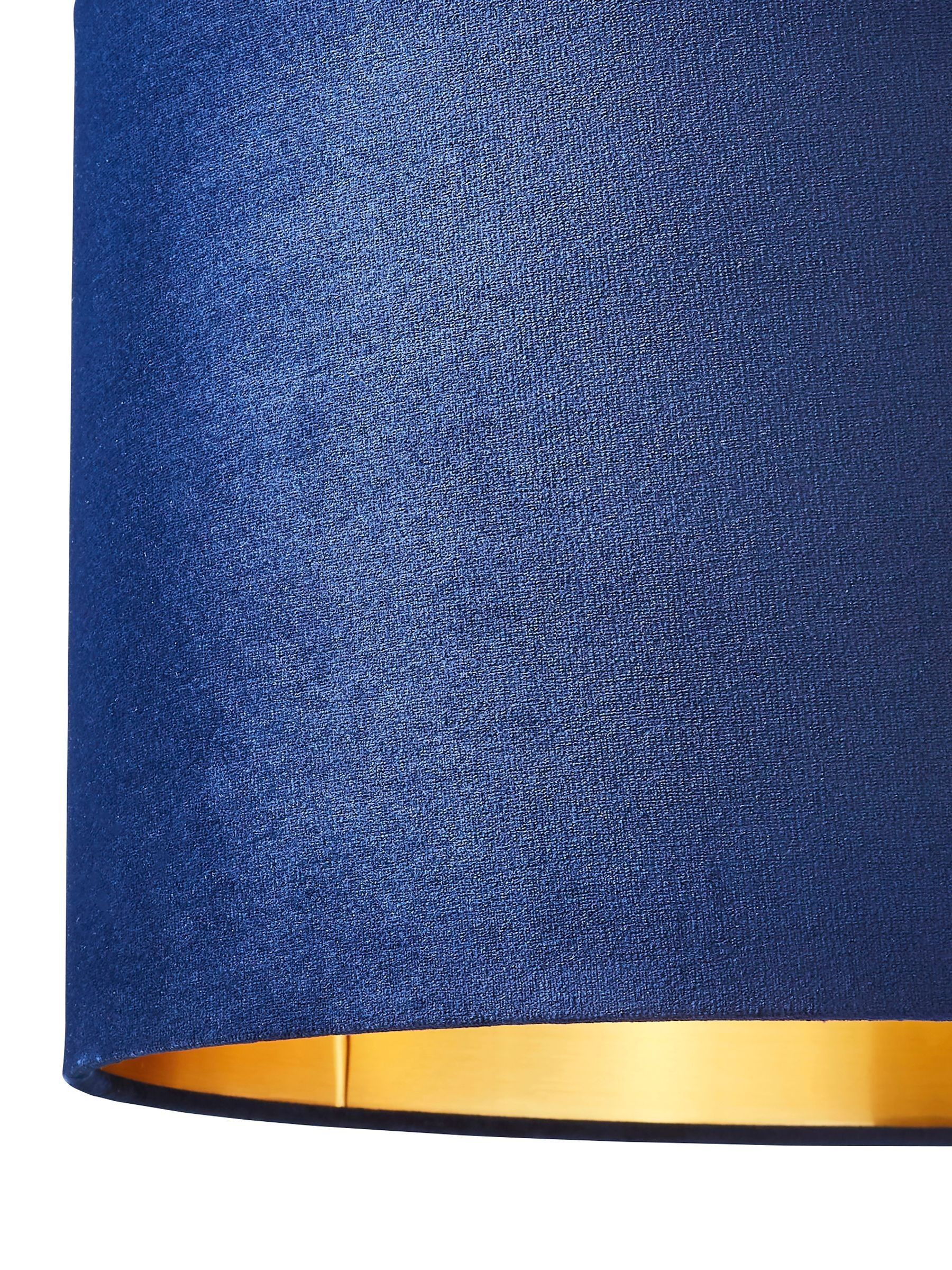 Buy BHS Blue 40cm Velvet Shade from the Next UK online shop