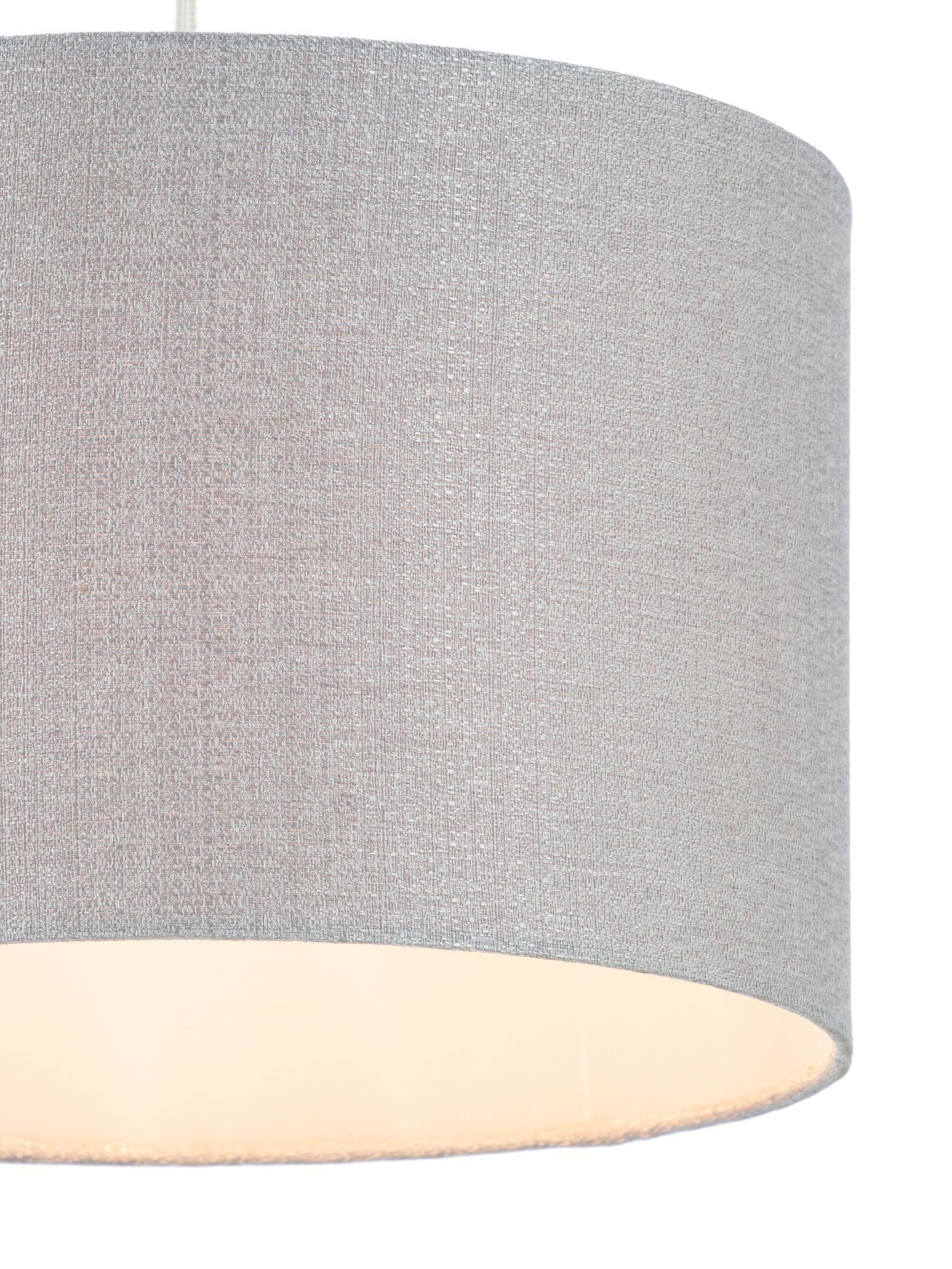 Buy BHS Grey 30cm Metallic Linen Shade from the Next UK online shop
