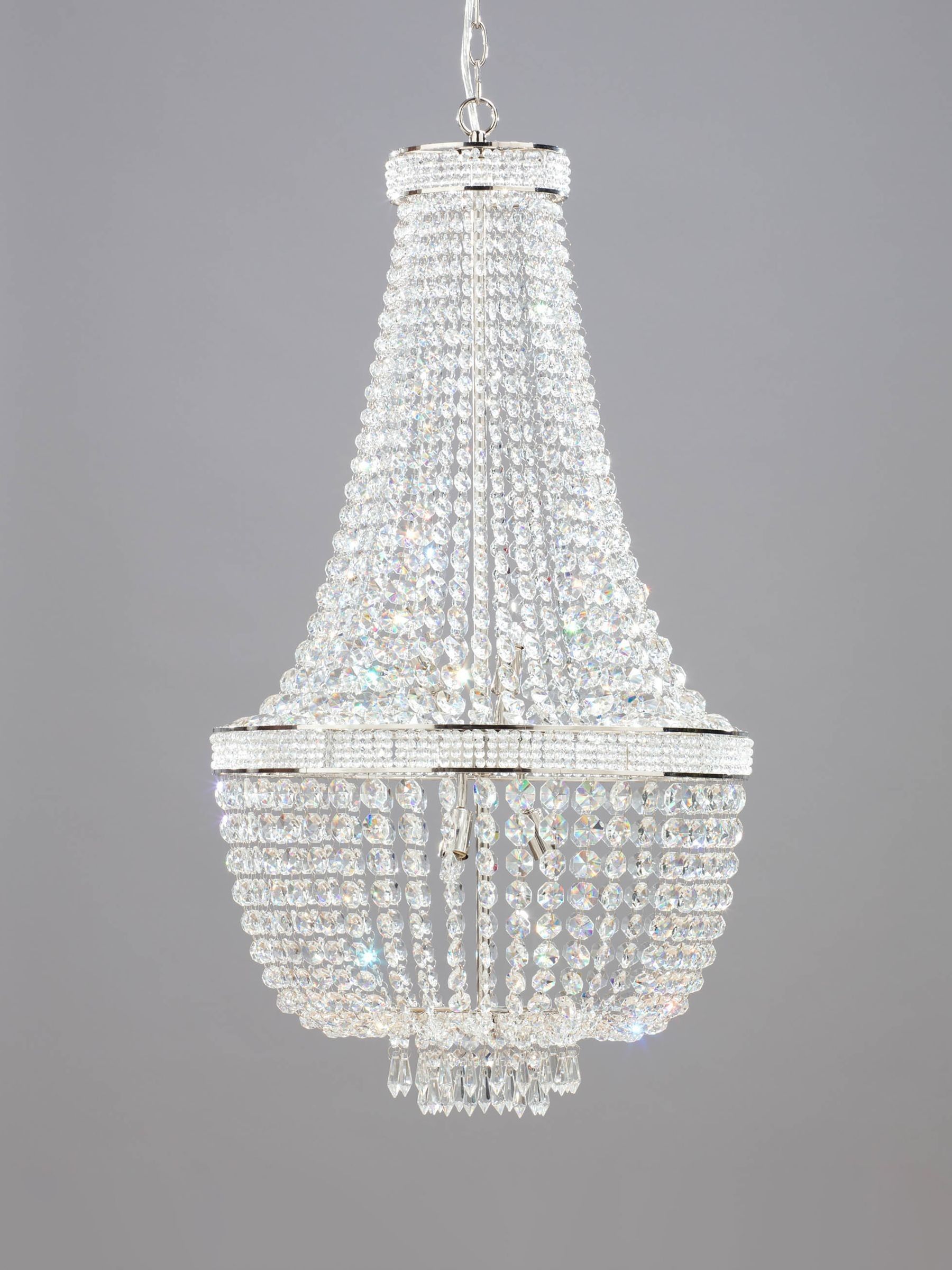 Buy BHS Silver Emily Chandelier Light from the Next UK online shop
