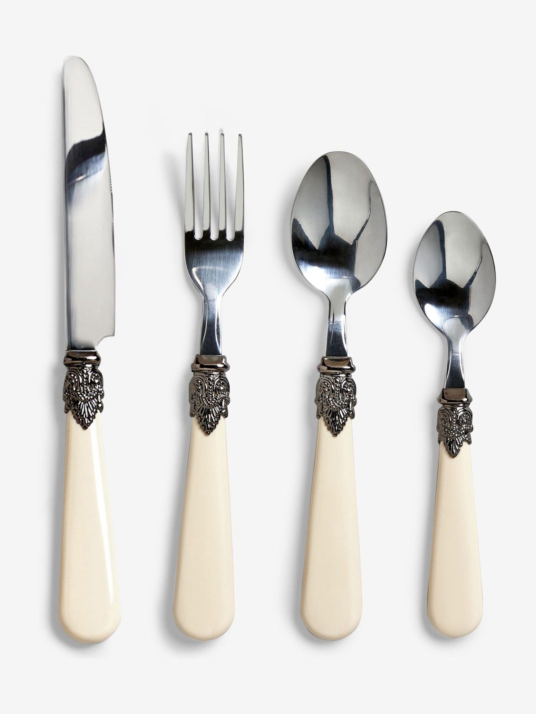 Buy Shabby Chic by Rachel Ashwell® Metal 16 Piece Cutlery Set from the ...