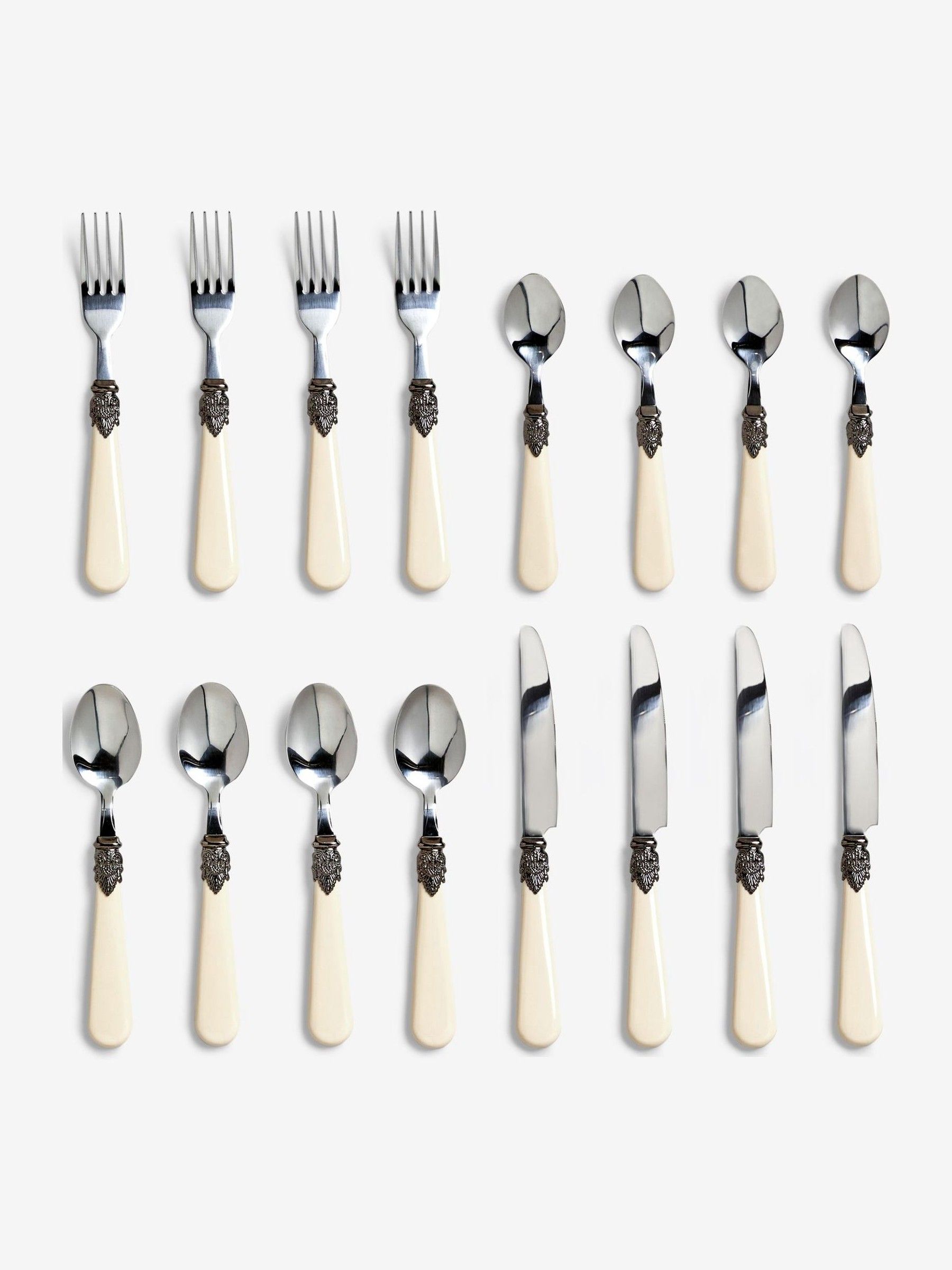 Buy Shabby Chic by Rachel Ashwell® Metal 16 Piece Cutlery Set from the ...
