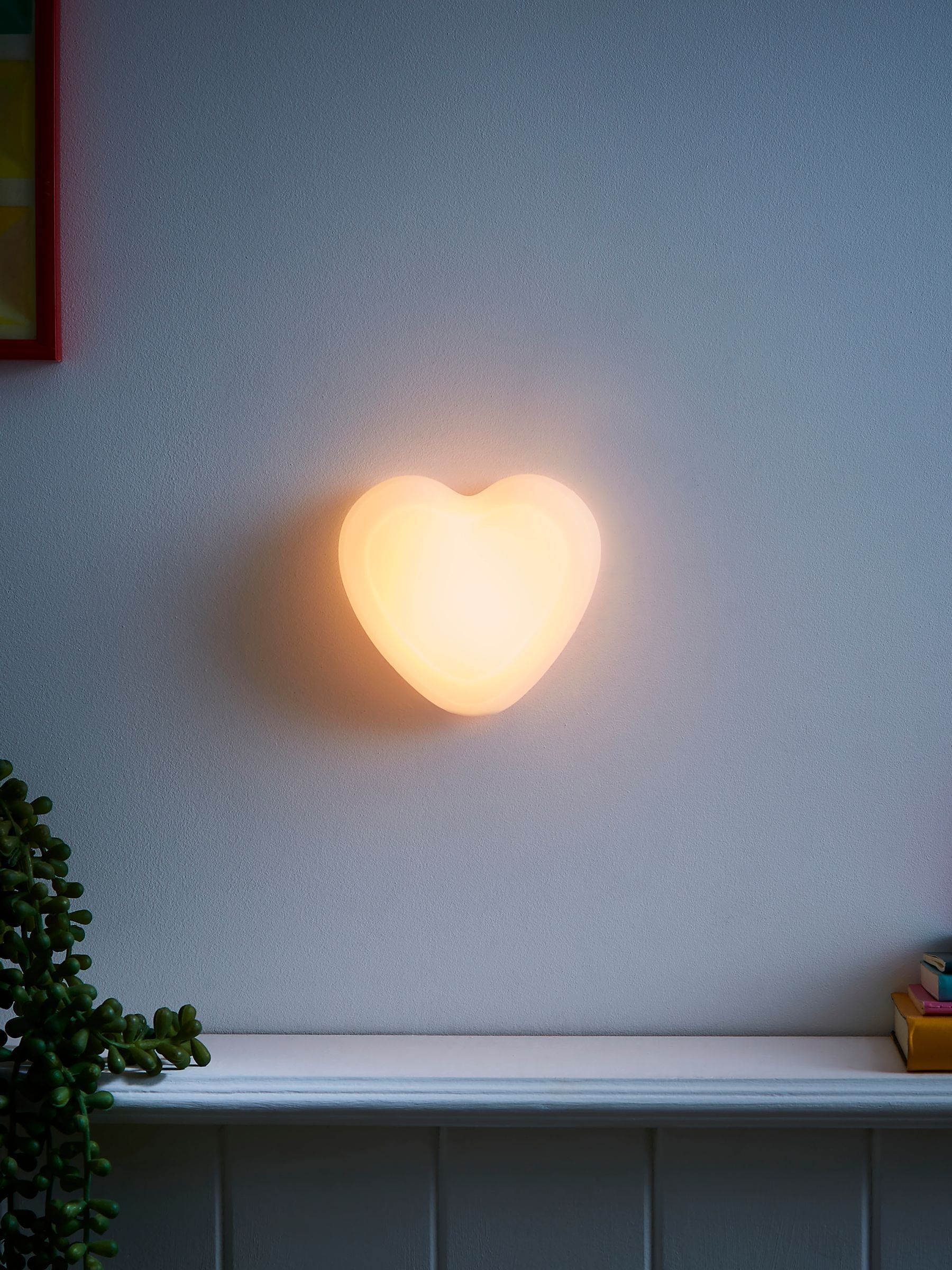 Buy glow White Heart Night Light from the Next UK online shop