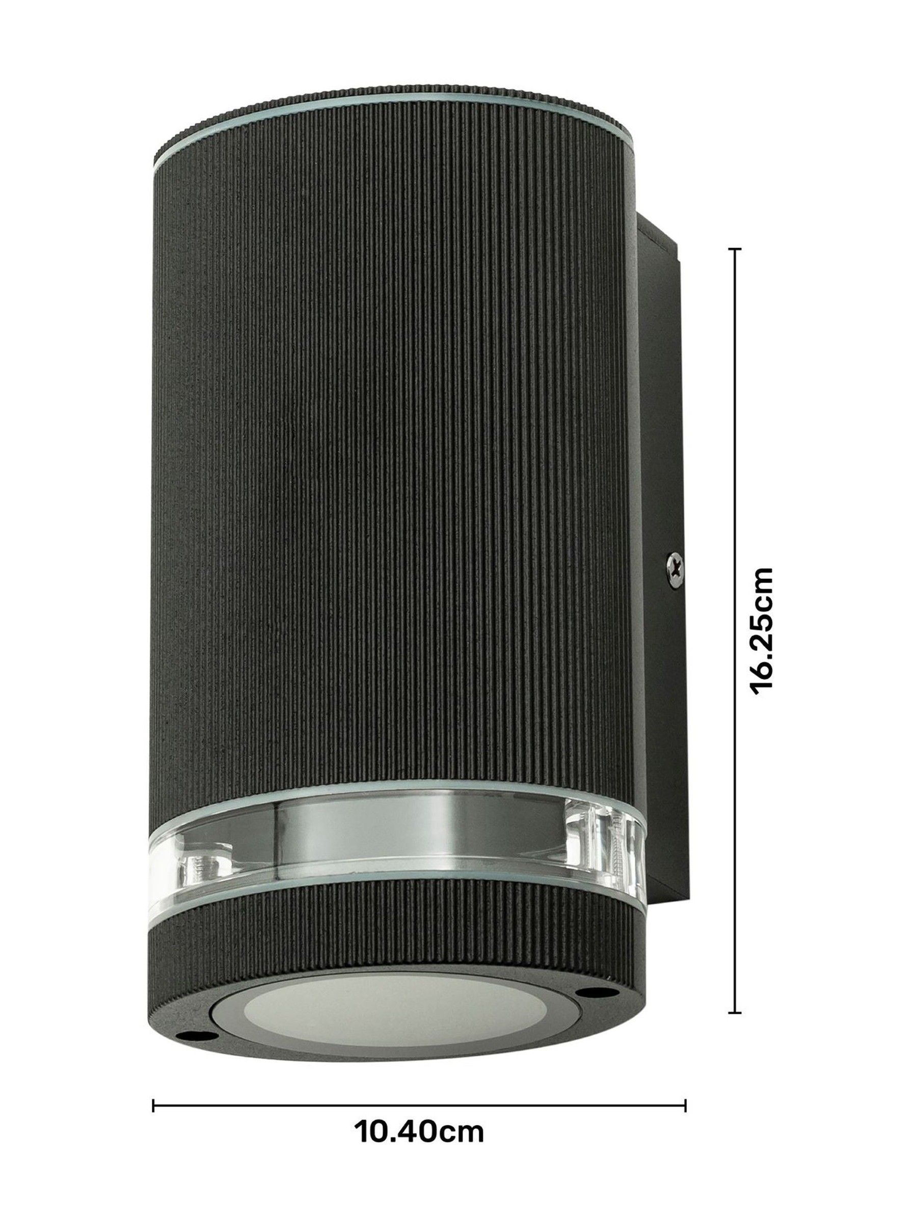 BHS Black Helix 1 Downlight Wall Outdoor Light