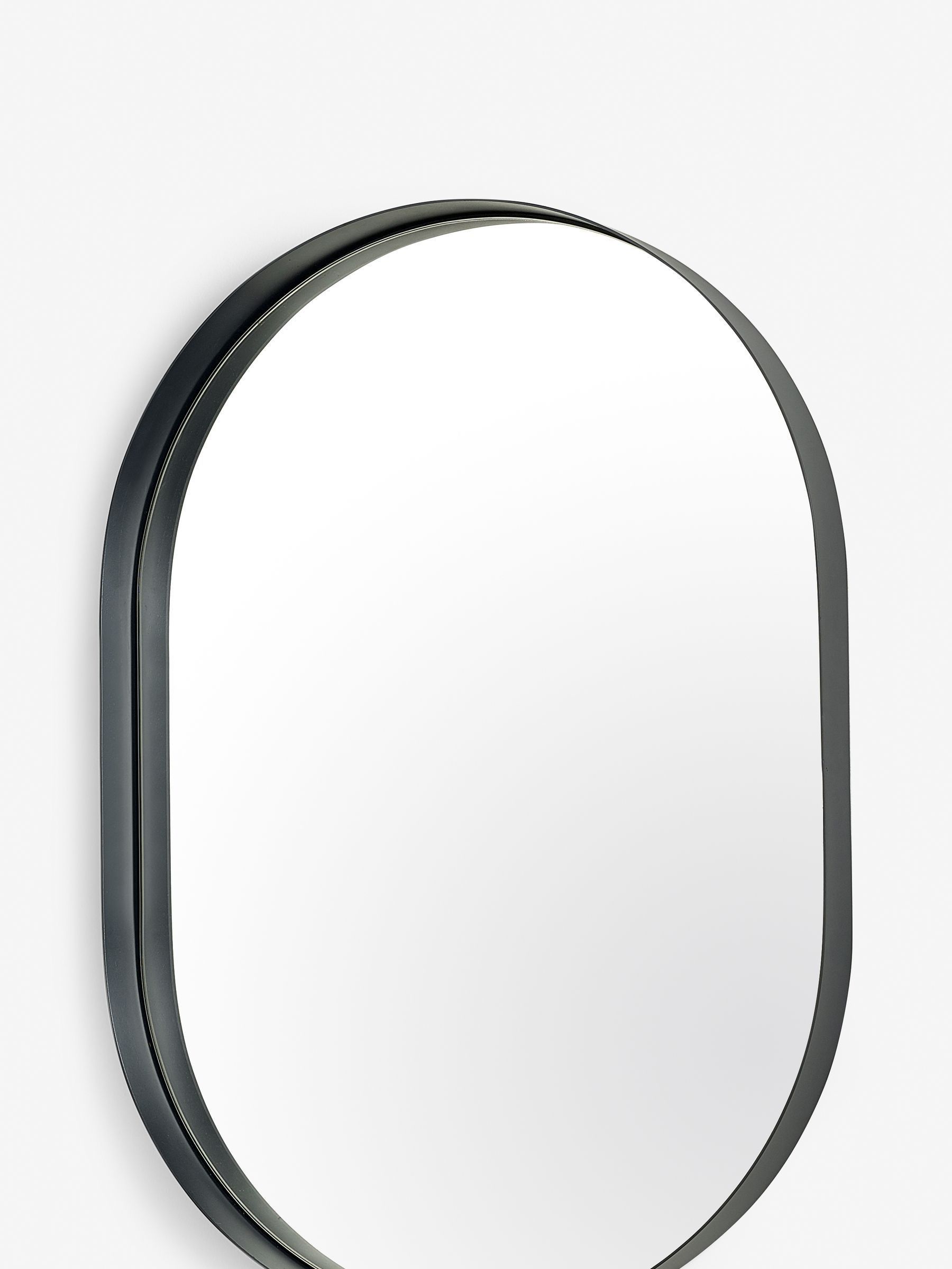 Buy Black Oval 65x45cm Wall Mirror from Next Australia