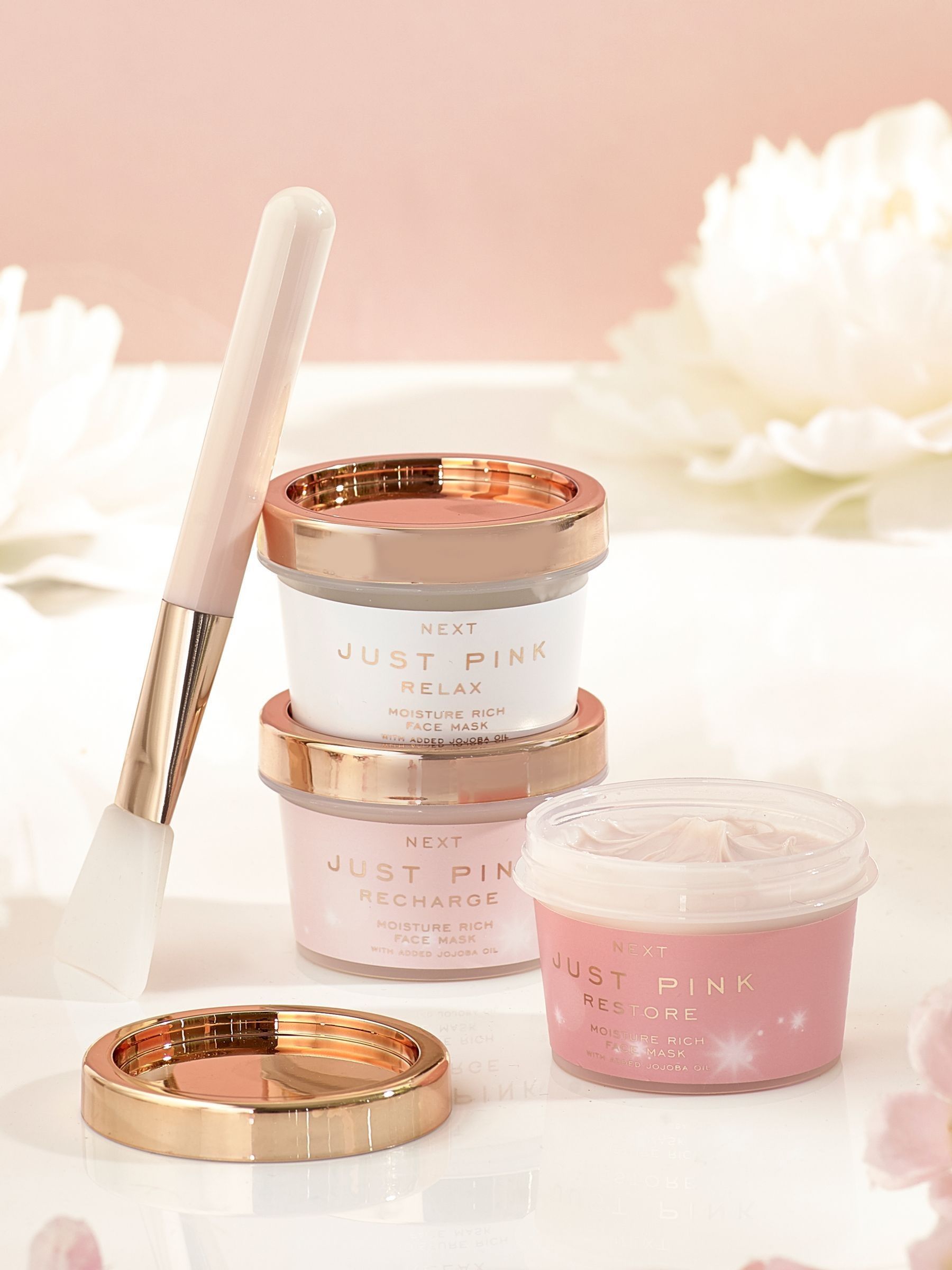 Buy Just Pink Face Mask Trio Set from the Next UK online shop