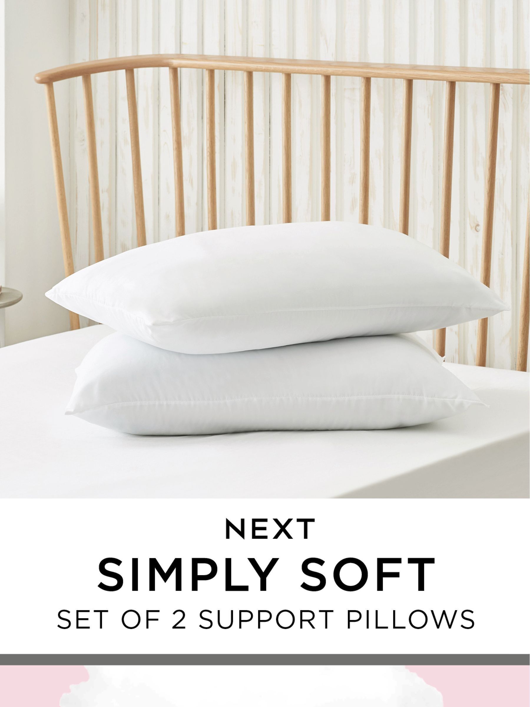 Buy Simply Soft Firm 2 Pack Pillows from the Next UK online shop