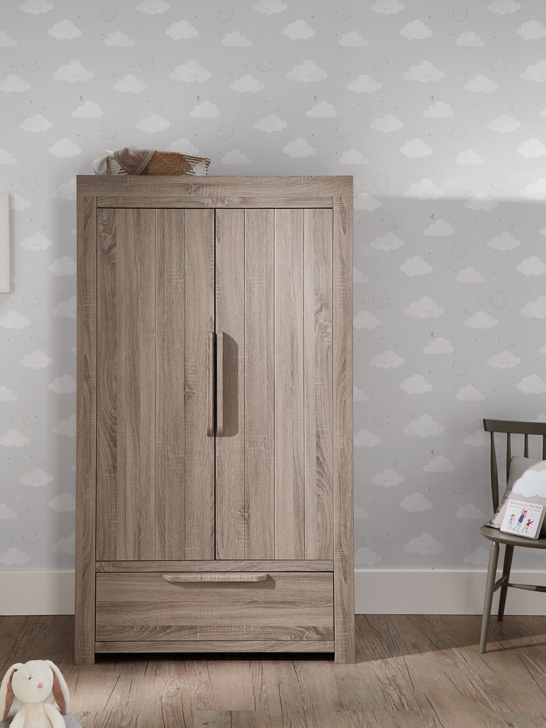 Grey wash wardrobe store