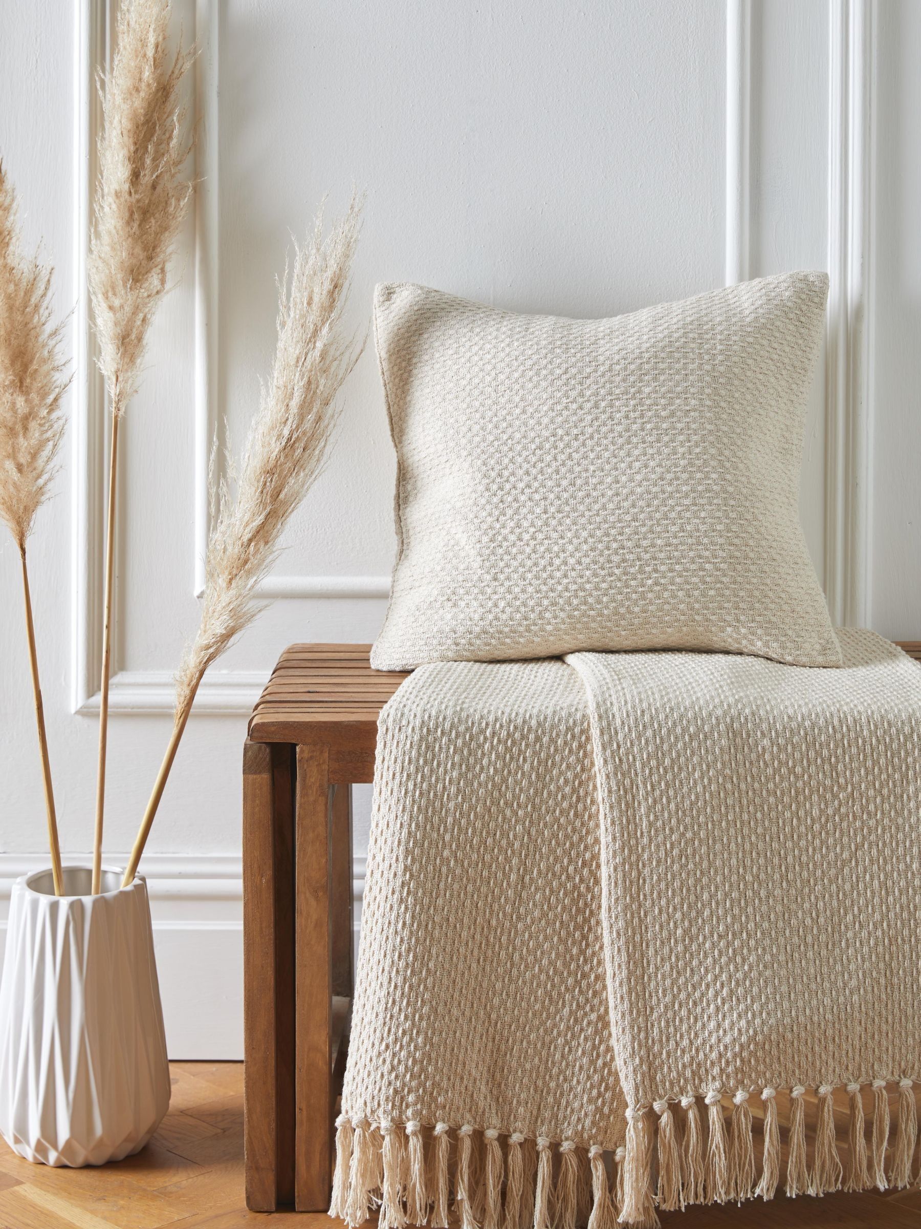 Buy Drift Home Cream Hayden Bedspread from the Next UK online shop