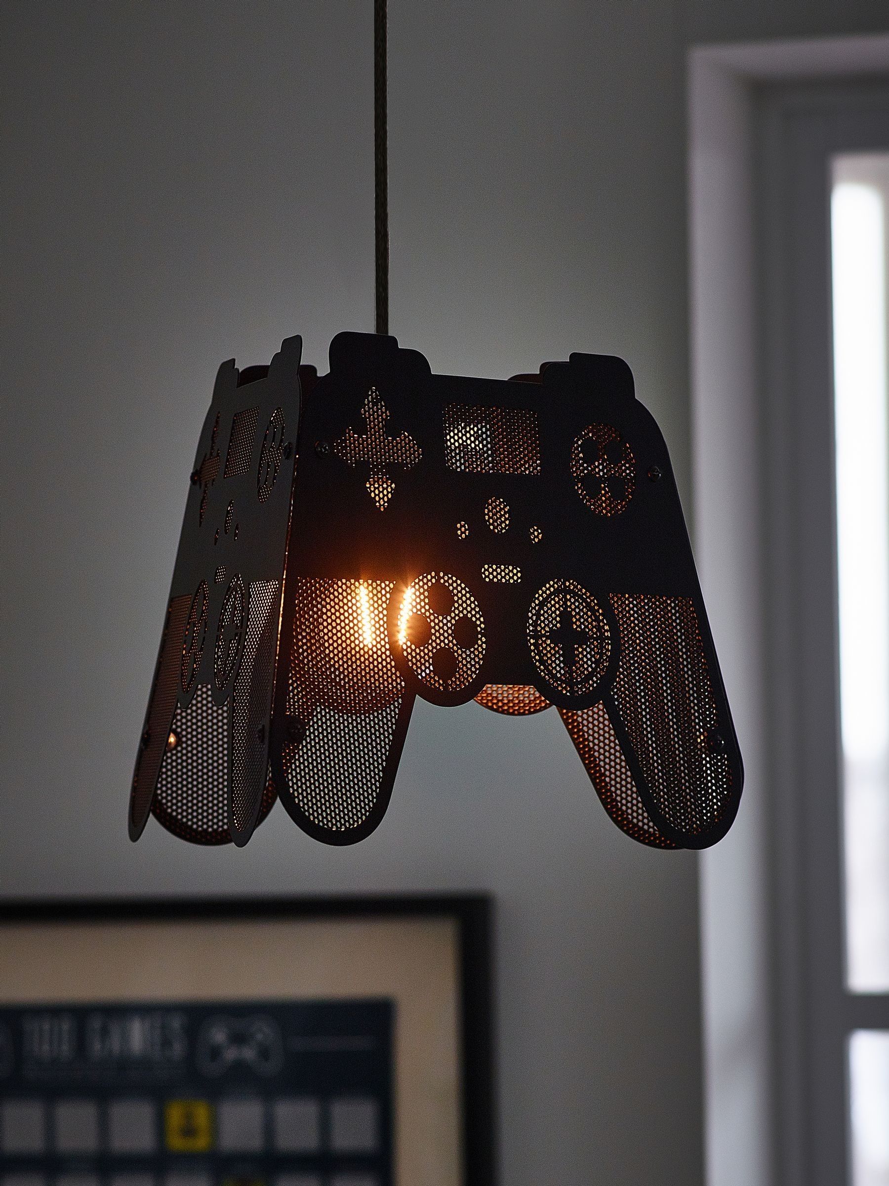 Buy Black Metal Game Controller Easy Fit Light shade from the Next UK ...