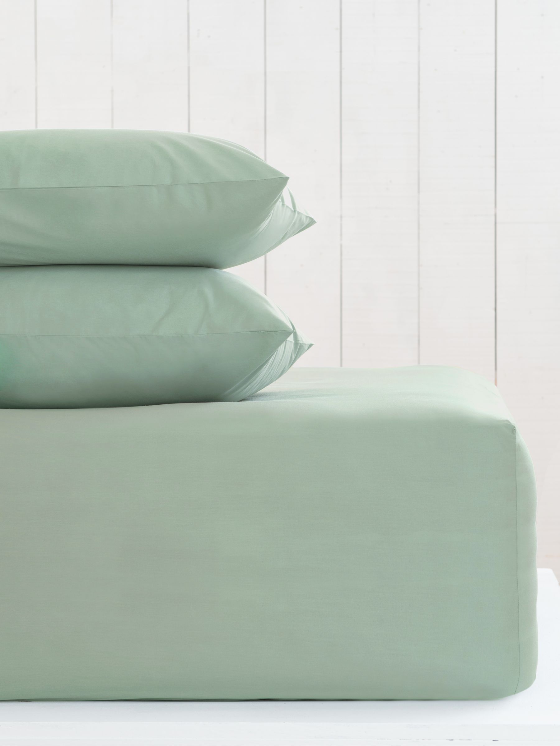 Buy Green Sage Cotton Rich Extra Deep Fitted Bed Sheet from the Next UK ...