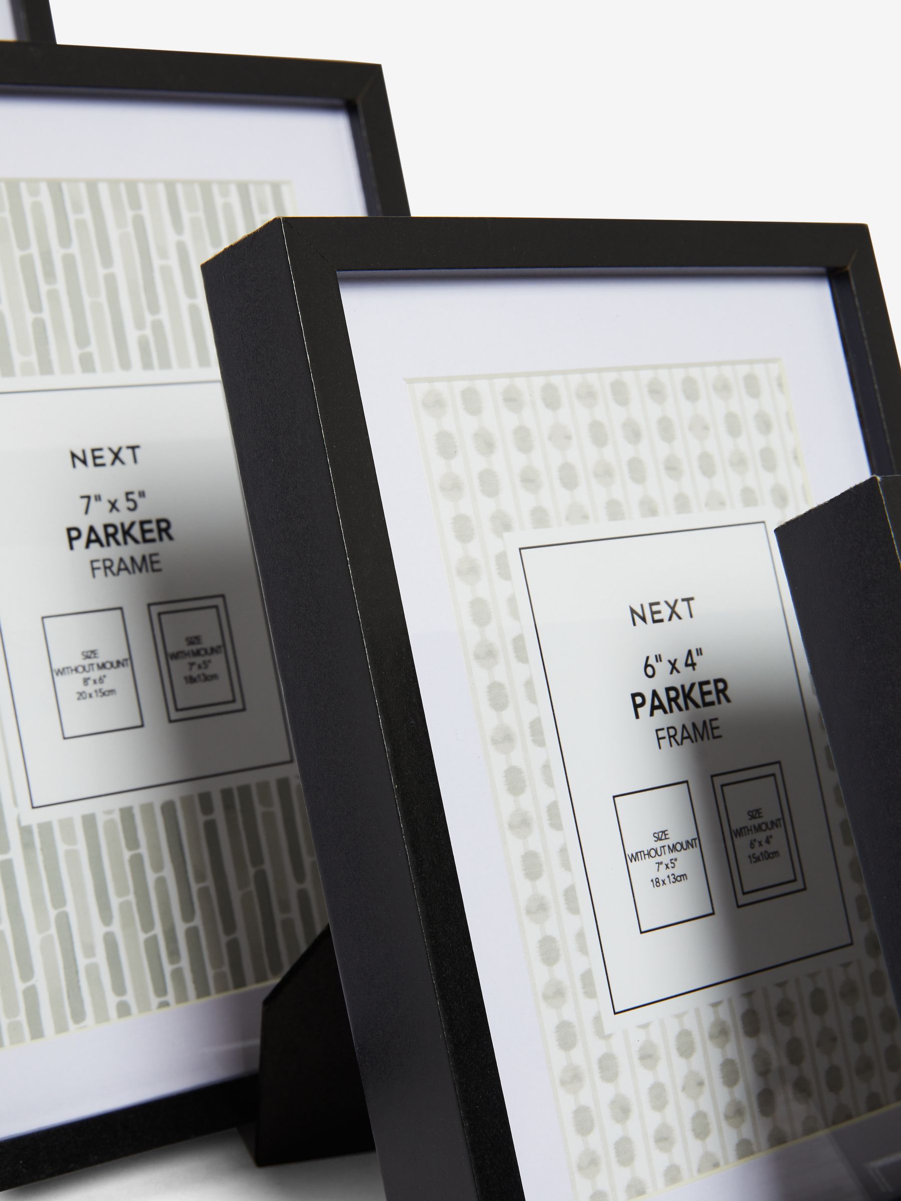 Buy Set of 2 Black Parker Picture Frames from the Next UK online shop