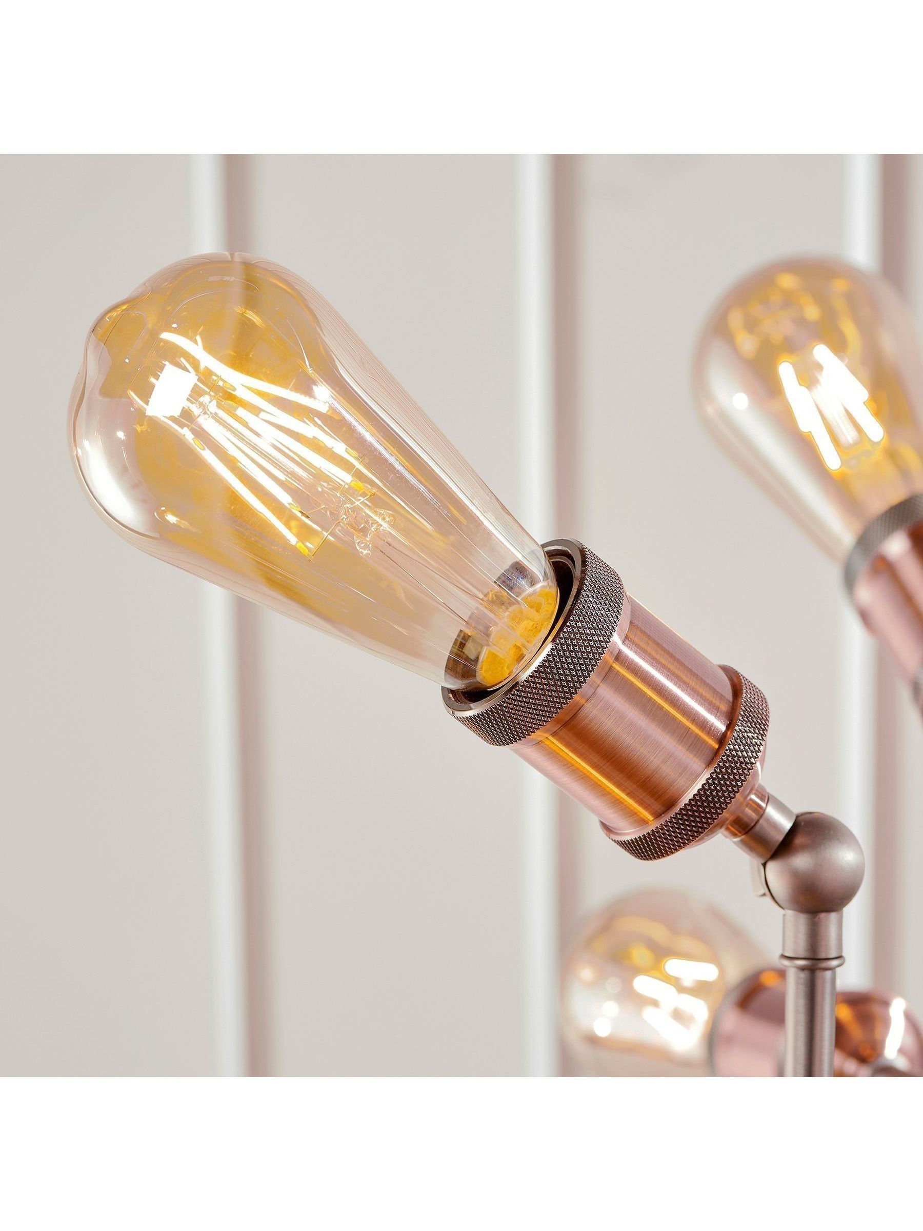 Buy Gallery Home Copper Hamilton 12 Bulb Ceiling Light Pendant from the ...