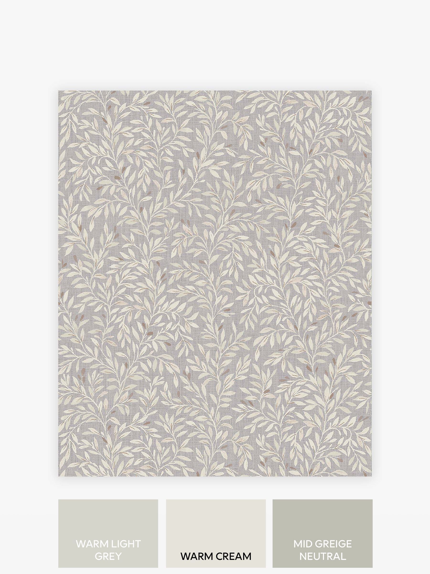 Buy Grey Ditsy Leaf A4 Wallpaper Sample from the Next UK online shop