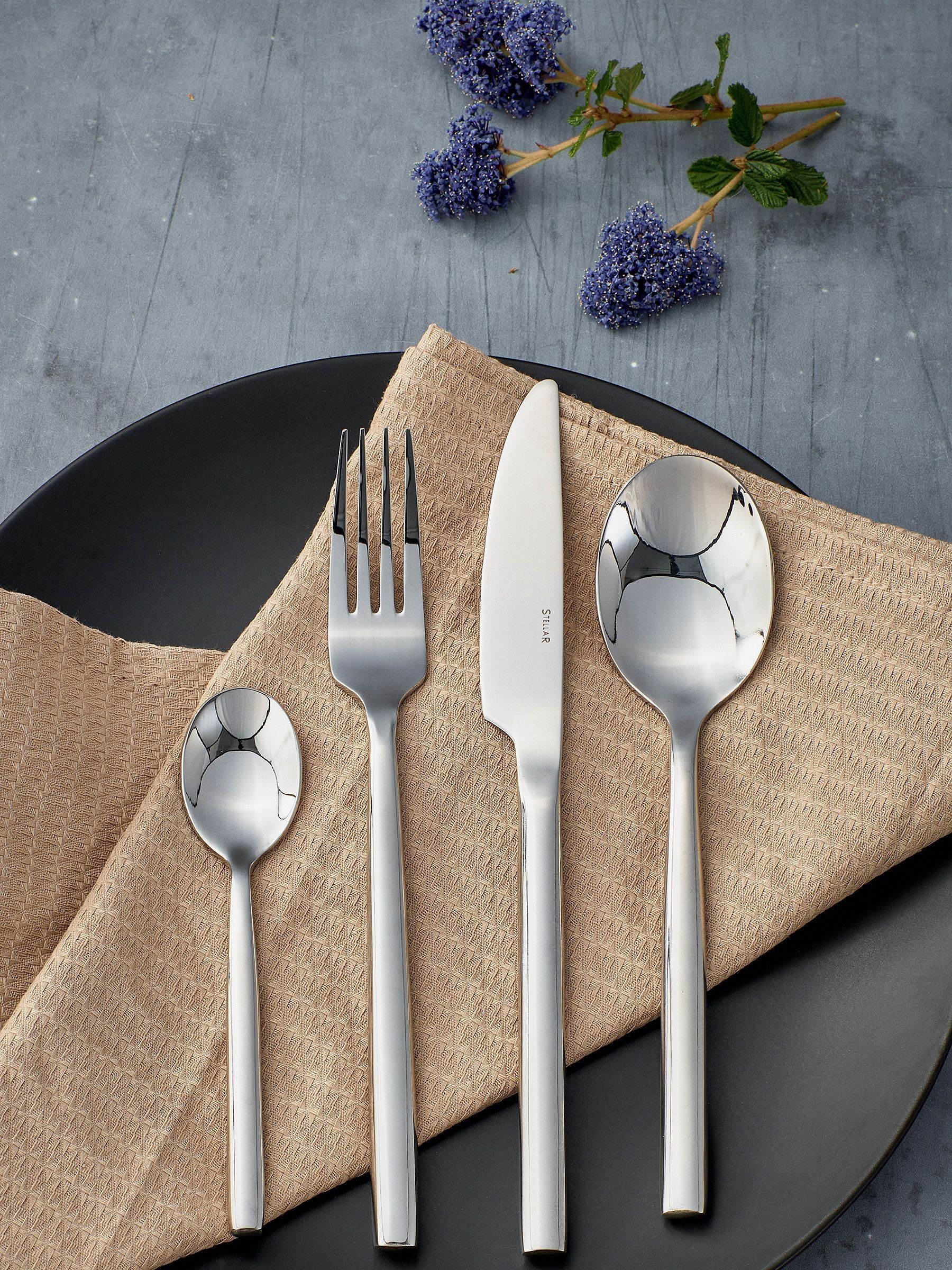 Buy Stellar Chrome Rochester 16 Piece Cutlery Set from the Next UK ...
