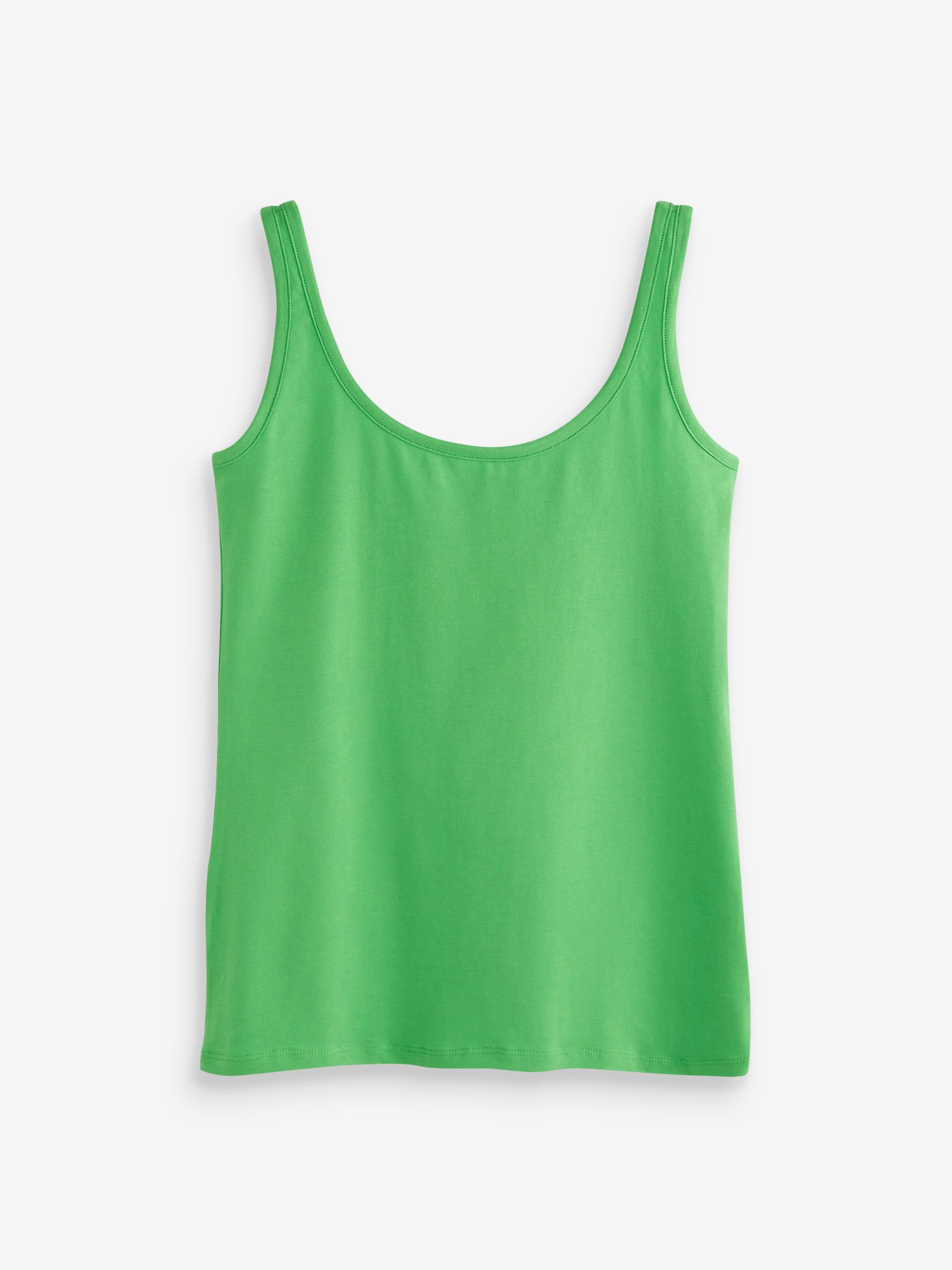 Buy Blue/Green/Orange Built Up Thick Strap Vests 3 Pack from the Next ...