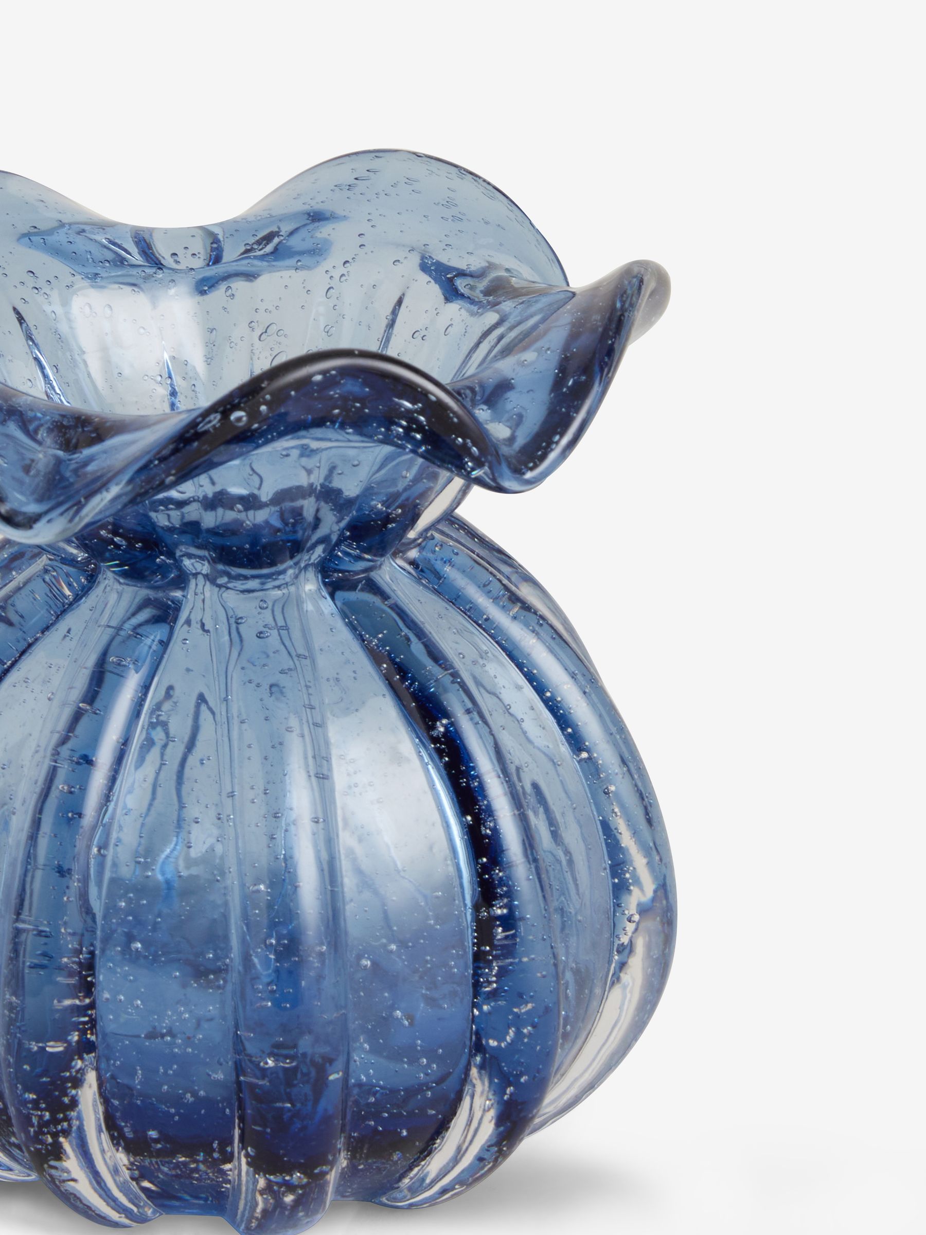 Buy Blue Fluted Mini Flower Vase from the Next UK online shop