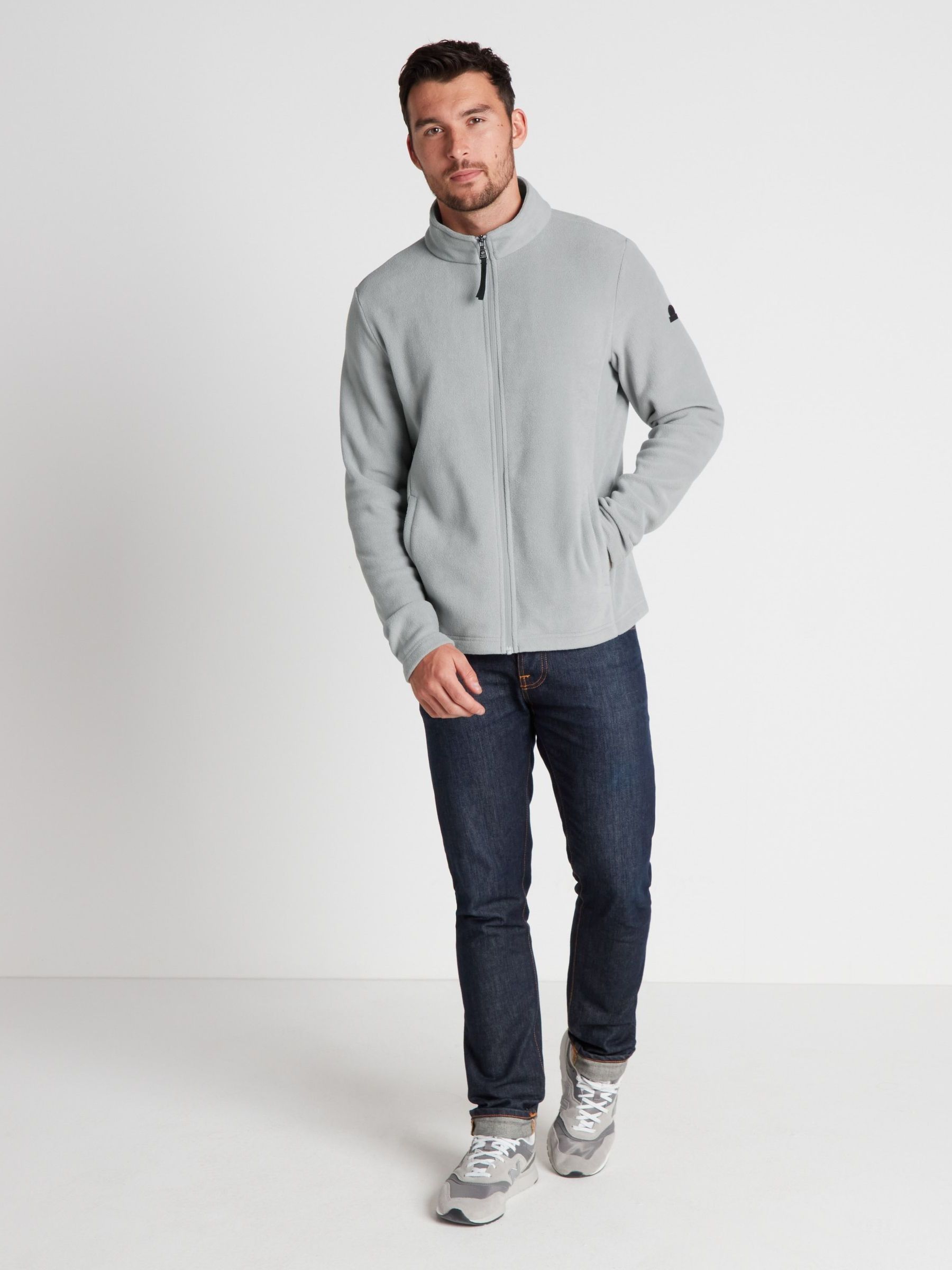 Buy Tog 24 Grey Mens Revive Fleece Black Jacket from the Next UK online ...