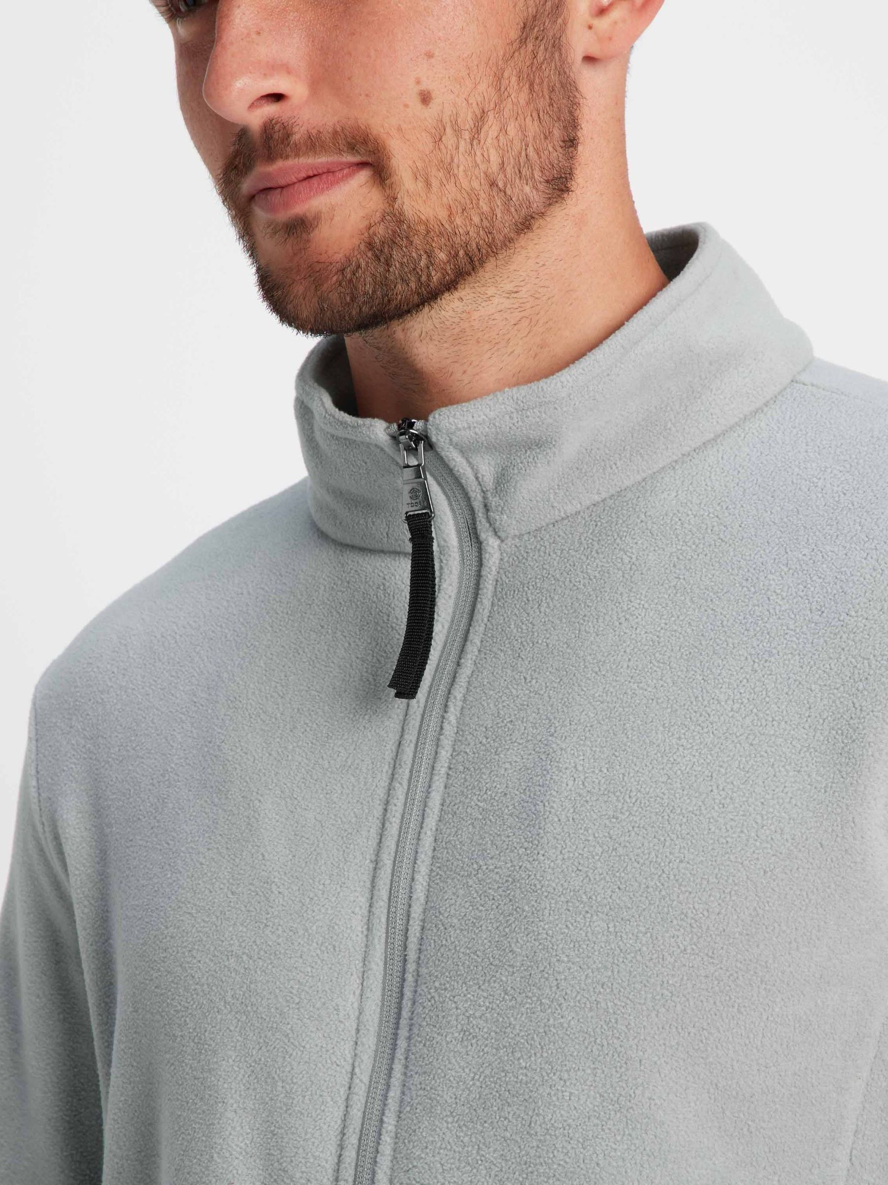 Buy Tog 24 Grey Mens Revive Fleece Black Jacket from the Next UK online ...