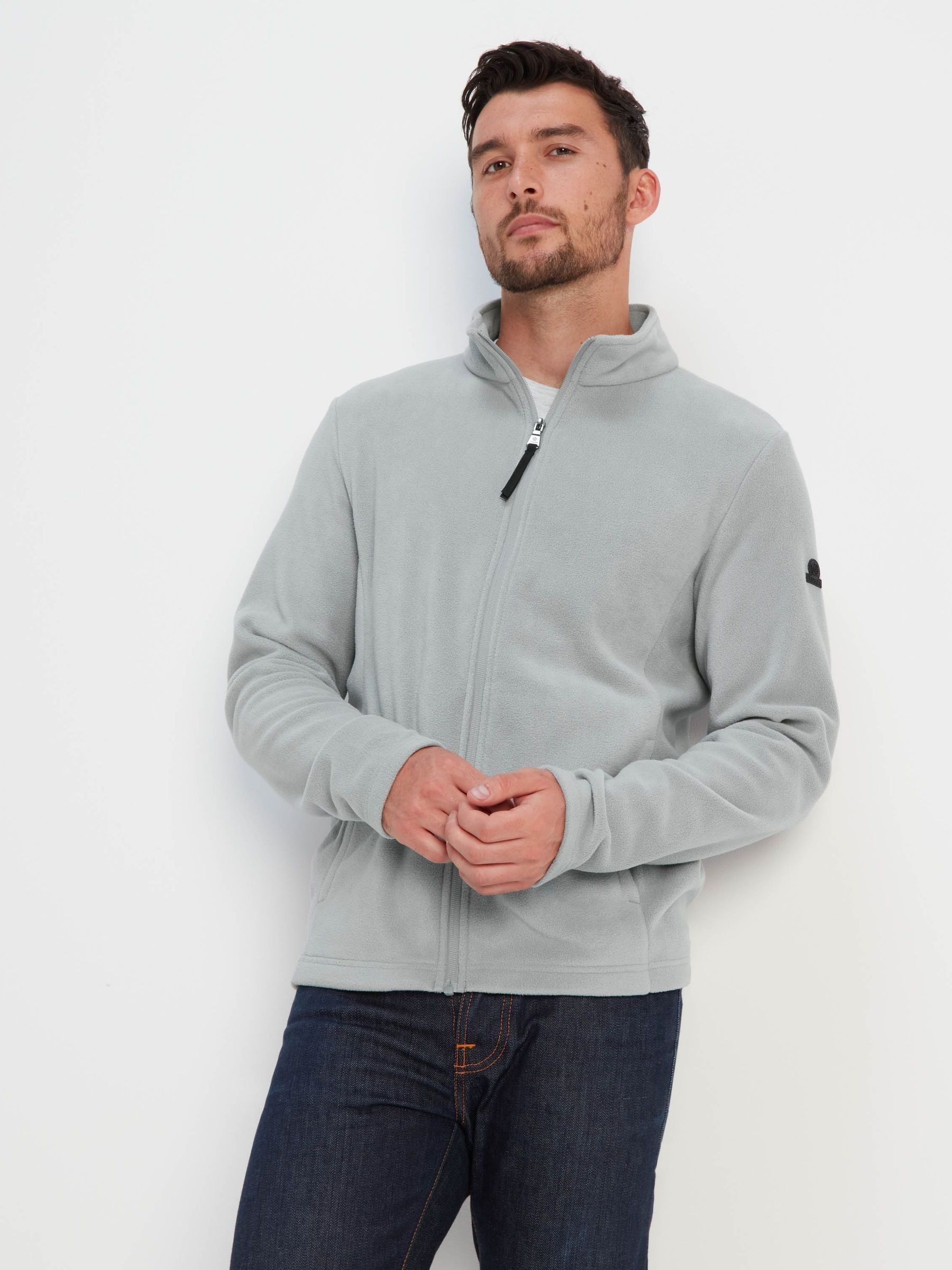 Buy Tog 24 Grey Mens Revive Fleece Black Jacket from the Next UK online ...