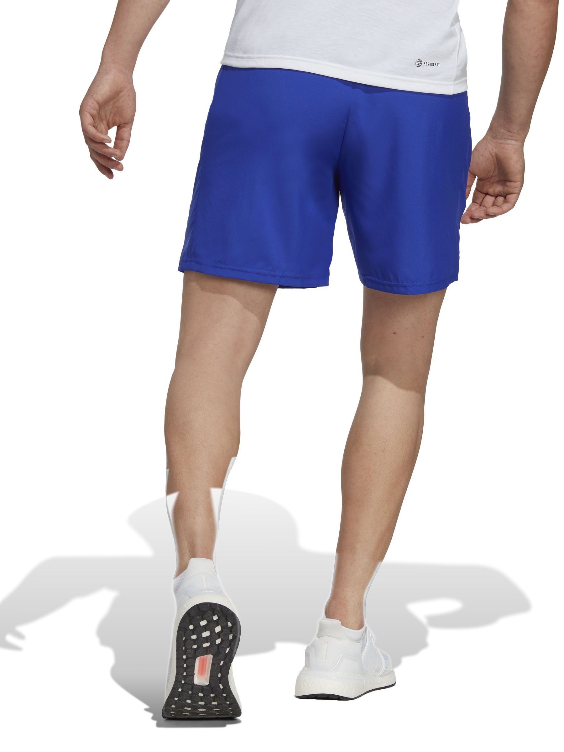 Buy adidas Bright Blue Train Essentials Woven Training Shorts from the ...