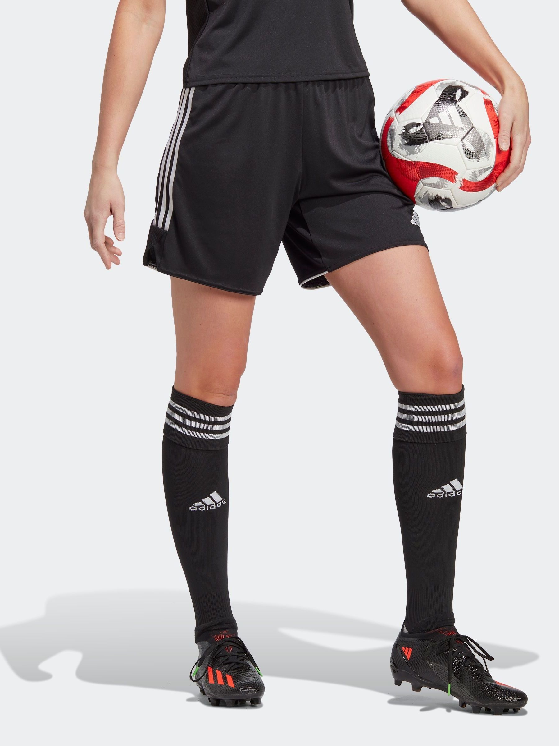 Buy adidas Black Performance Tiro 23 League Long-Length Shorts from the ...