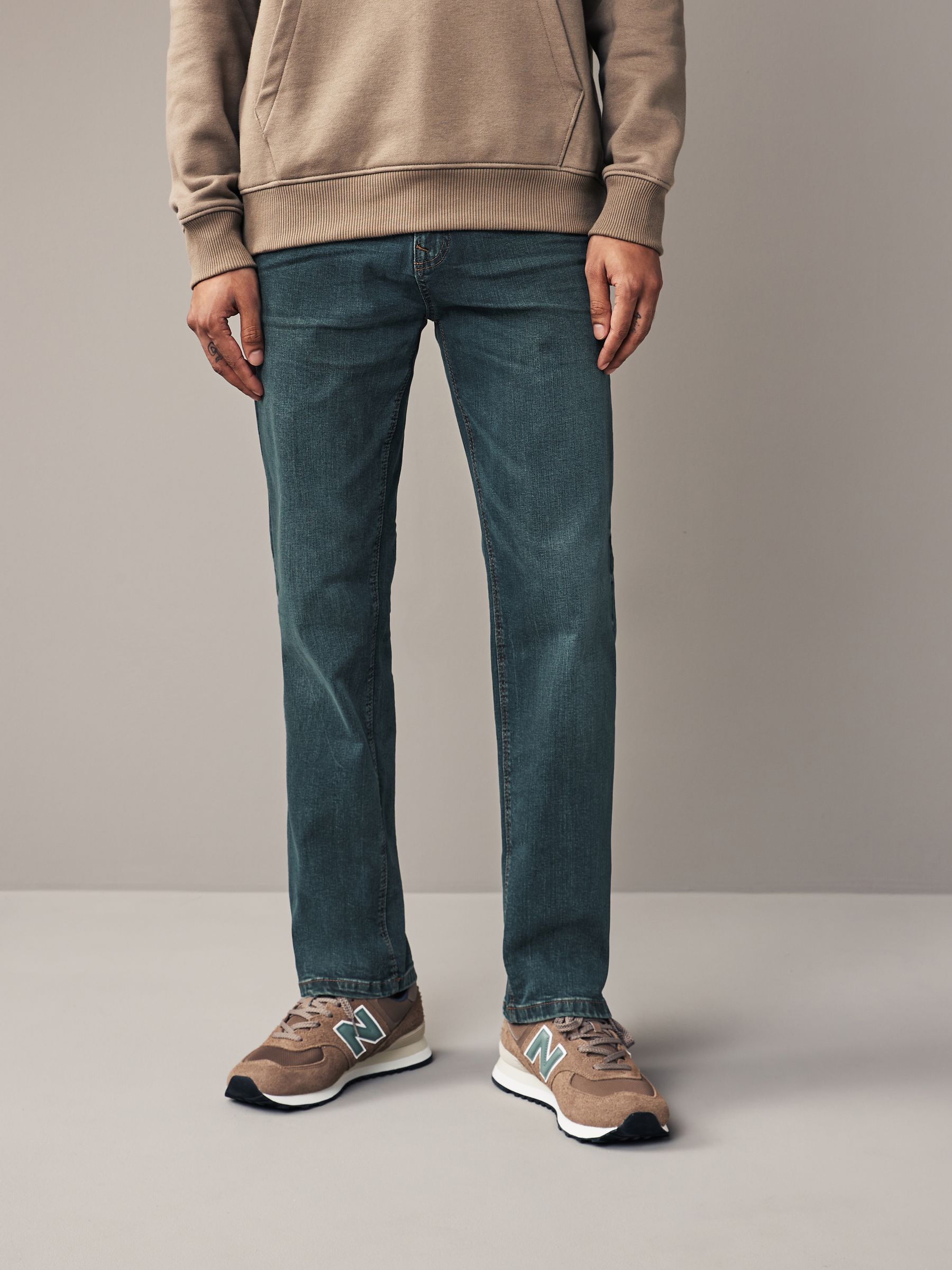 Buy Mid Tint Authentic Stretch Denim Jeans from the Next UK online shop