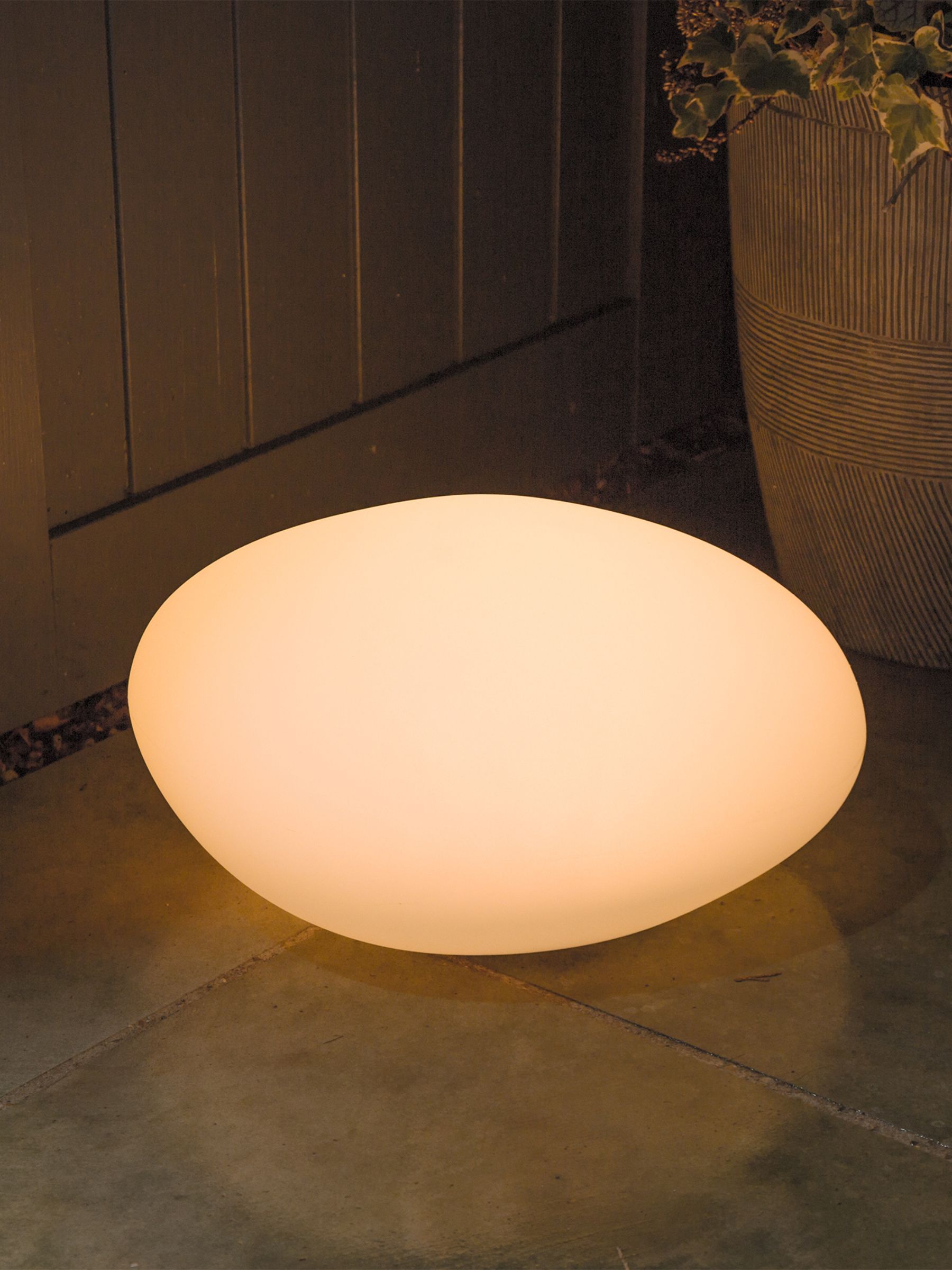 Buy SolarCentre White ShapeLights Pebble Light from the Next UK online shop