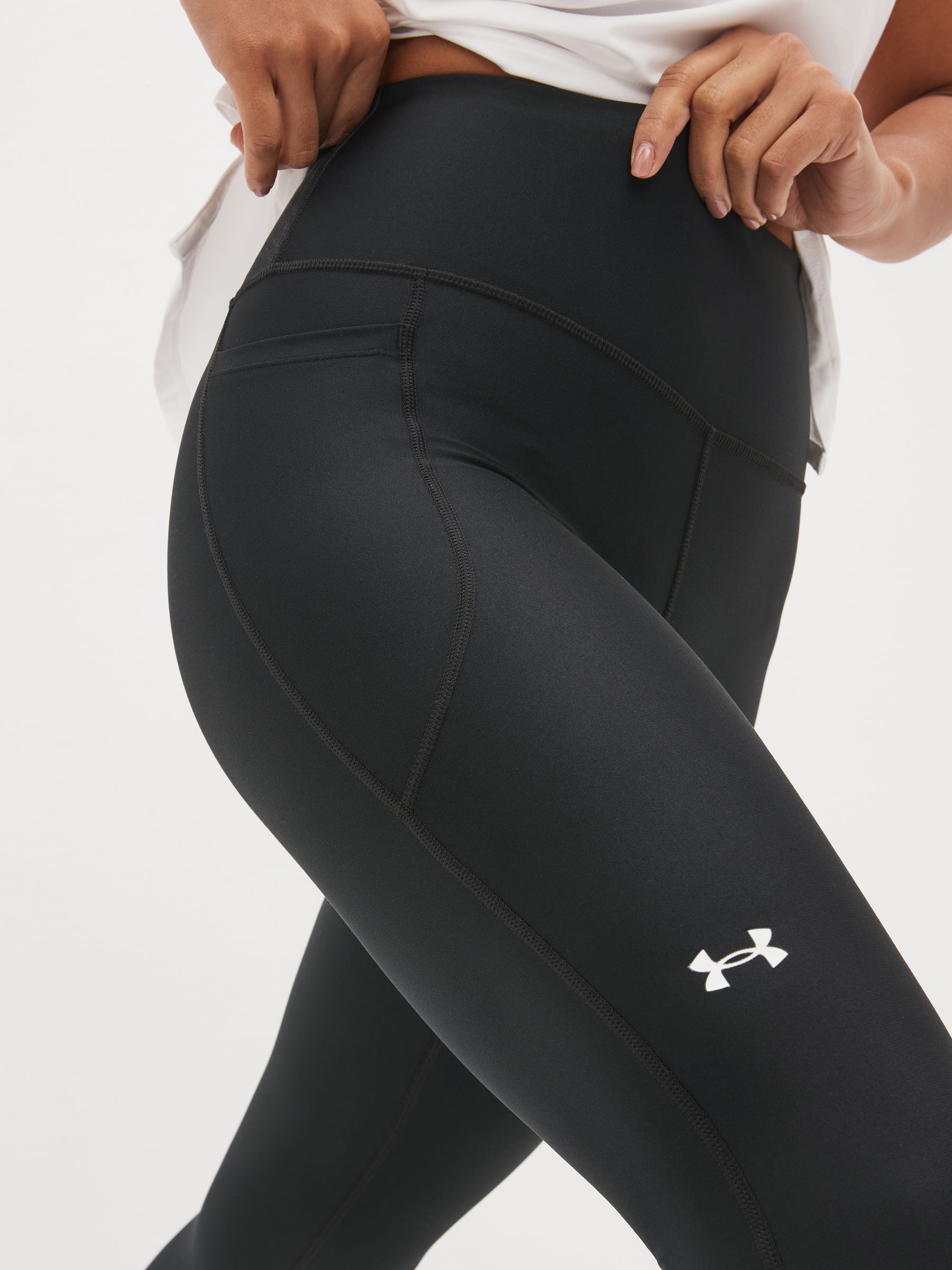 Buy Under Armour Black Tech Hi Rise Leggings from the Next UK online shop