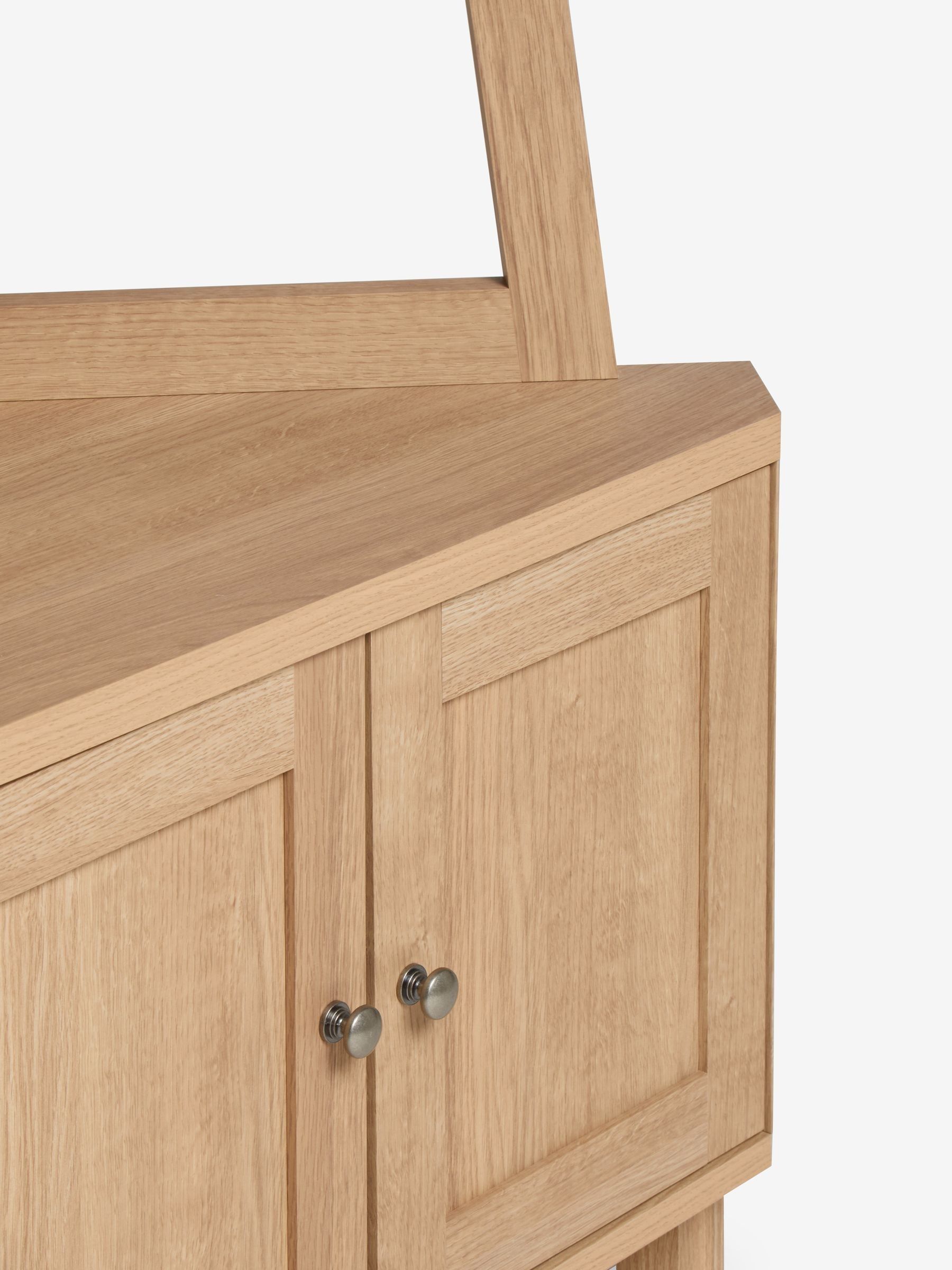 Buy Natural Malvern Oak Effect Corner Shelf from the Next UK online shop