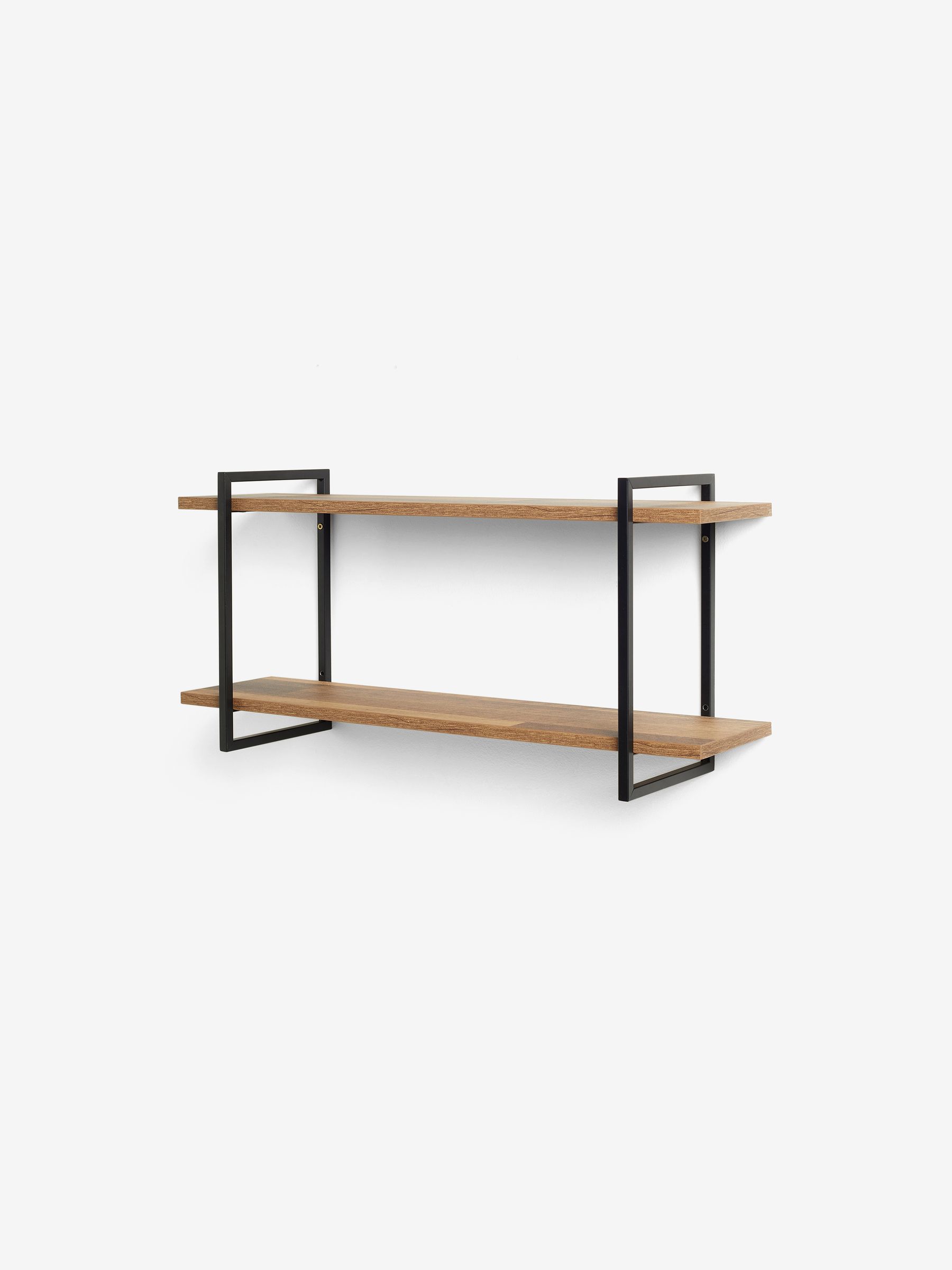 Buy Dark Bronx 2 Tier Wide Wall Shelves from the Next UK online shop
