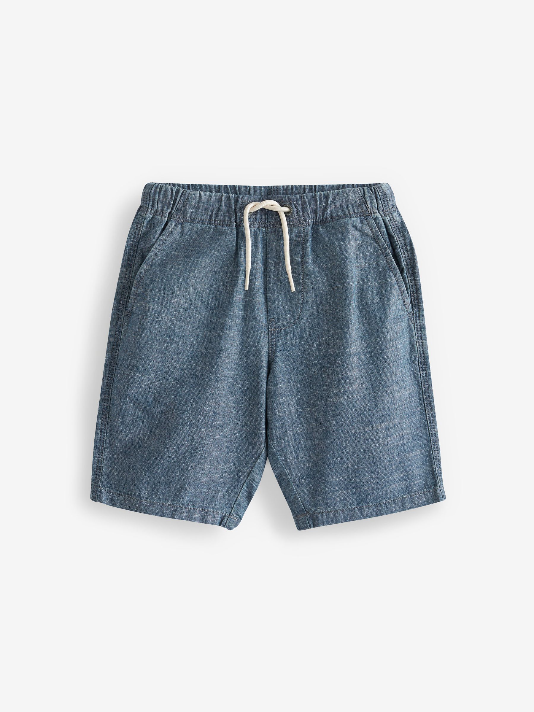 Buy Blue Regular Fit Pull-On Shorts 3 Pack (3-16yrs) from the Next UK ...
