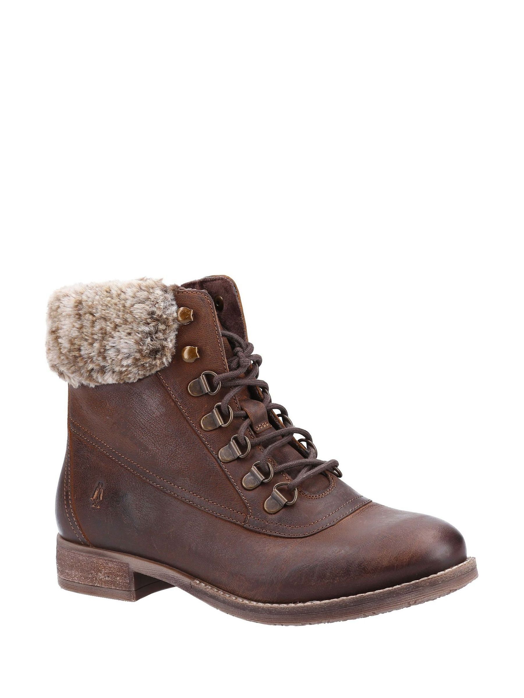 Buy Hush Puppies Brown Effie Ankle Lace Up Boots from the Next UK ...