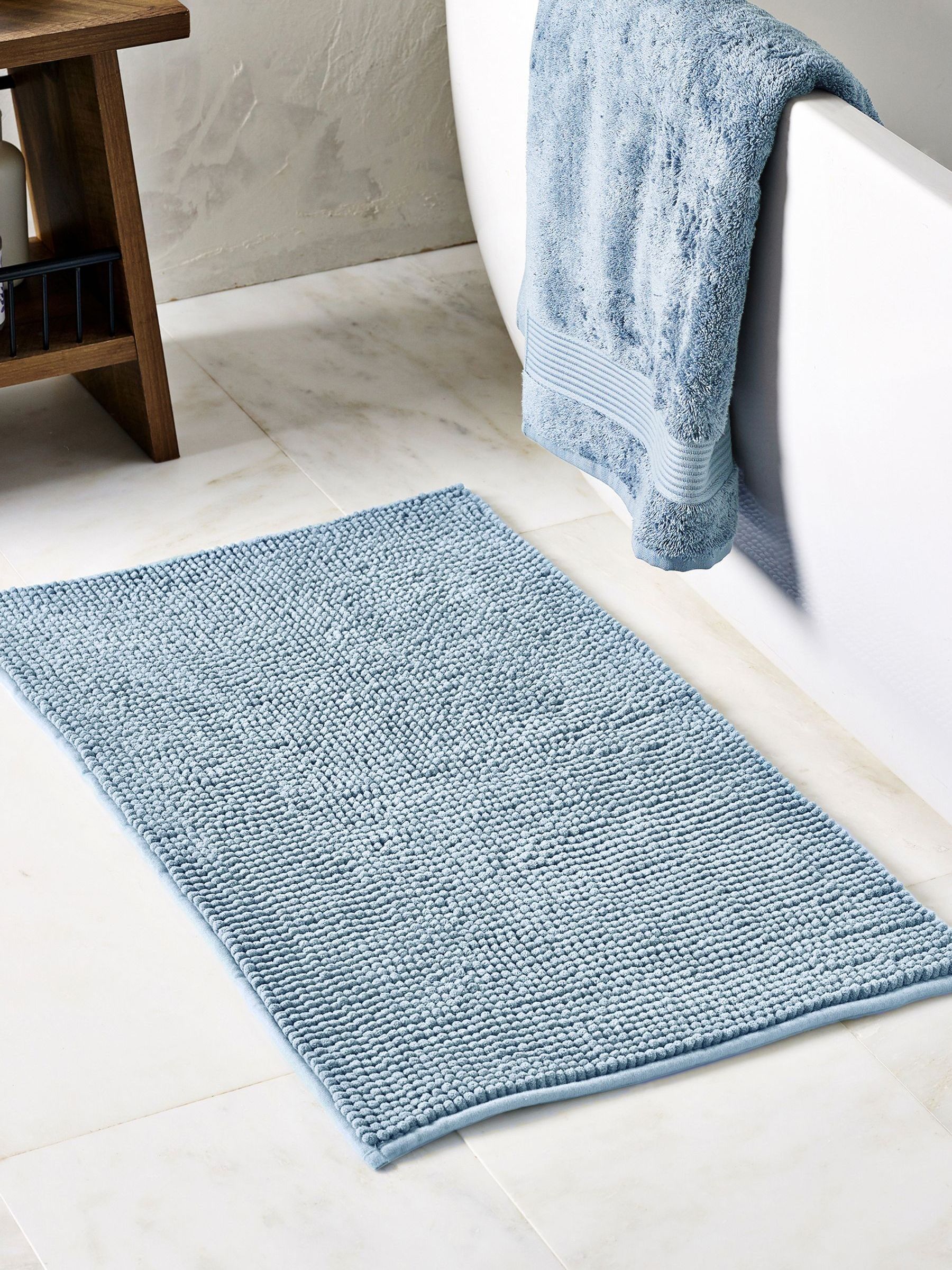 Buy Slate Blue Bobble Bath Mat from the Next UK online shop