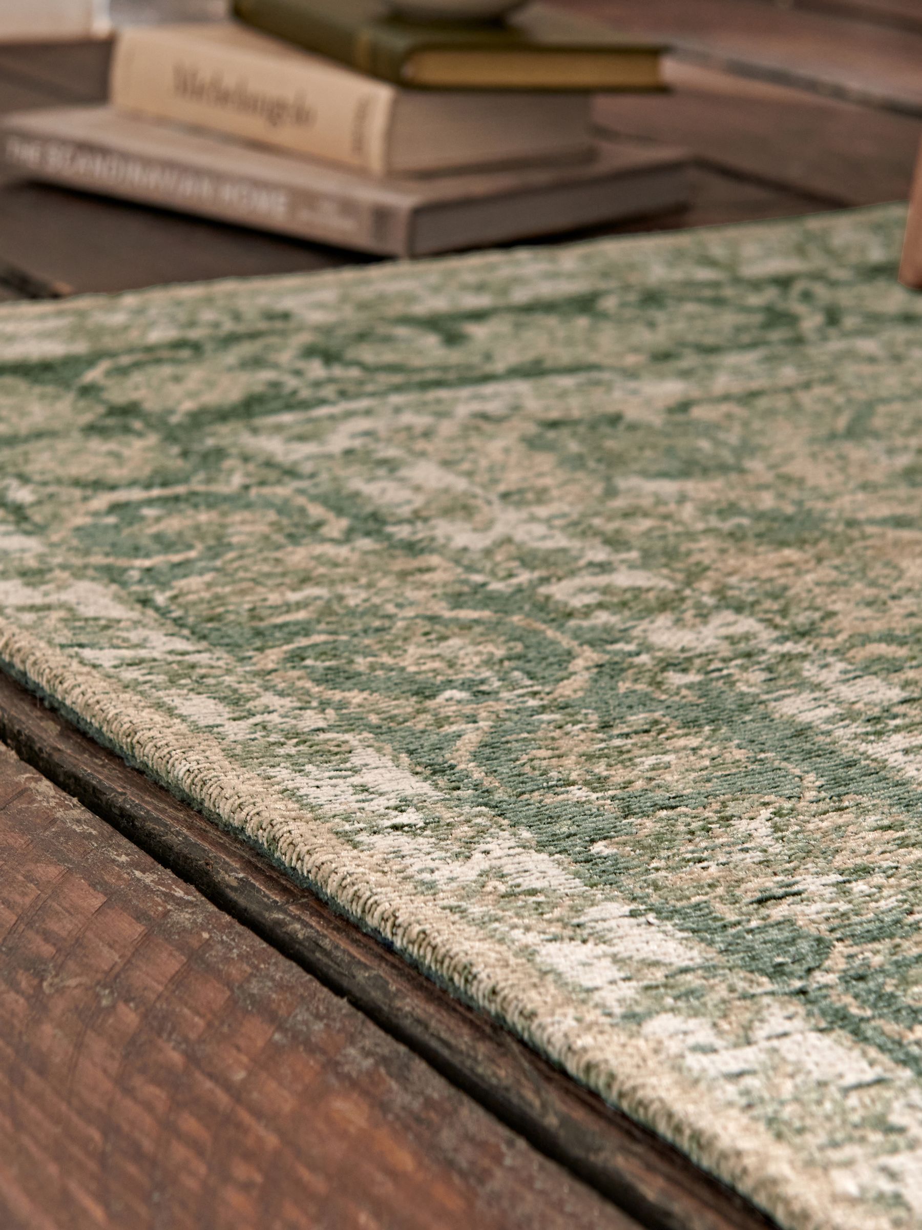Buy Green Land Oriental Rug from the Next UK online shop