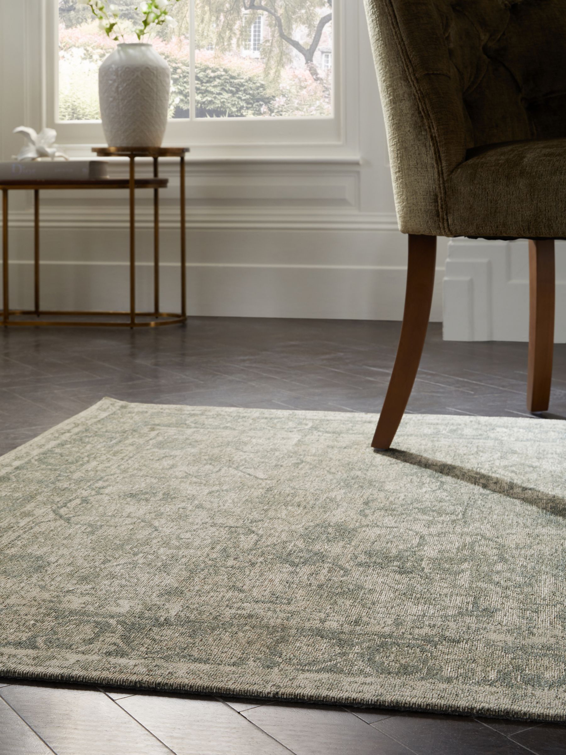 Buy Green Land Oriental Rug from the Next UK online shop